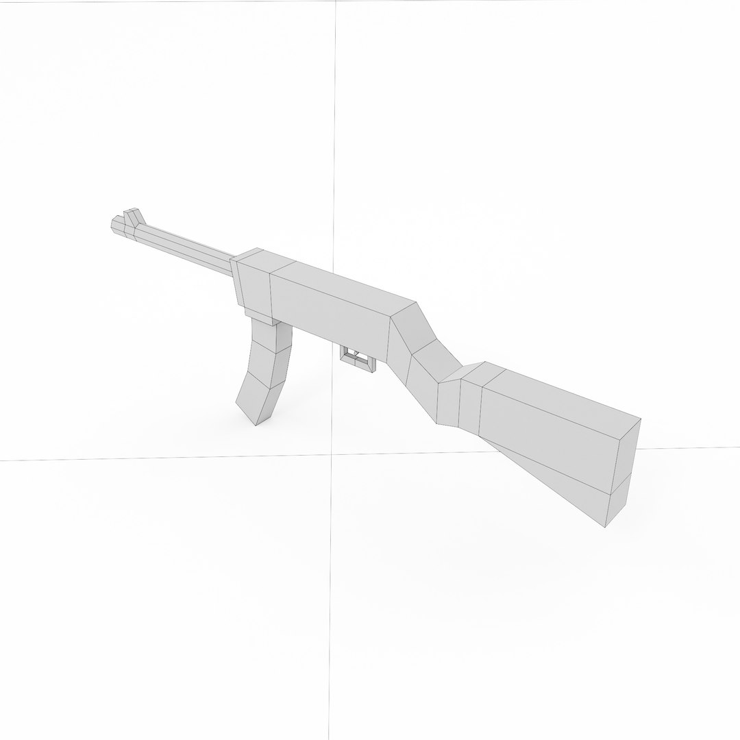 3D M49 Submachine Gun Model - TurboSquid 1991929
