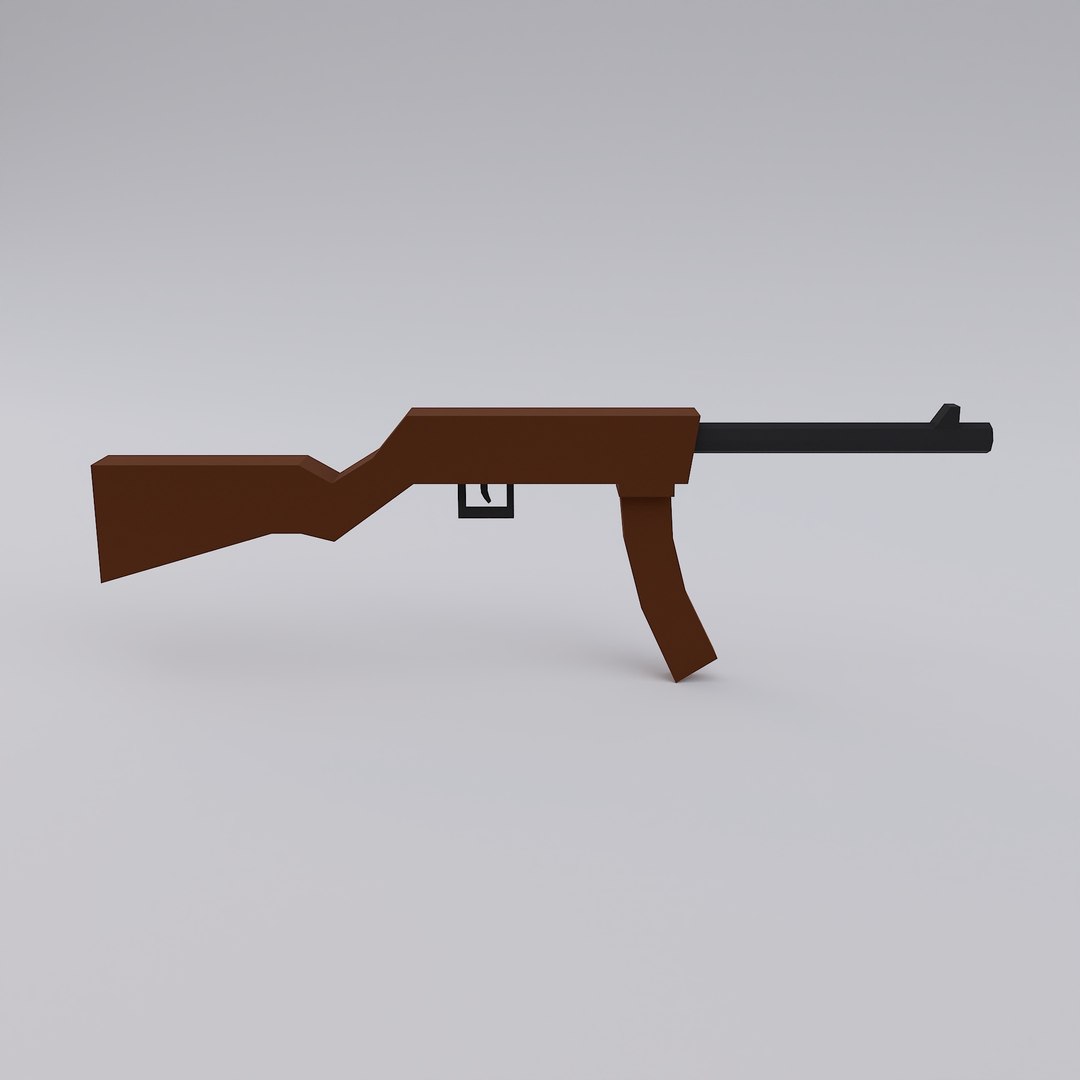 3D M49 Submachine Gun Model - TurboSquid 1991929