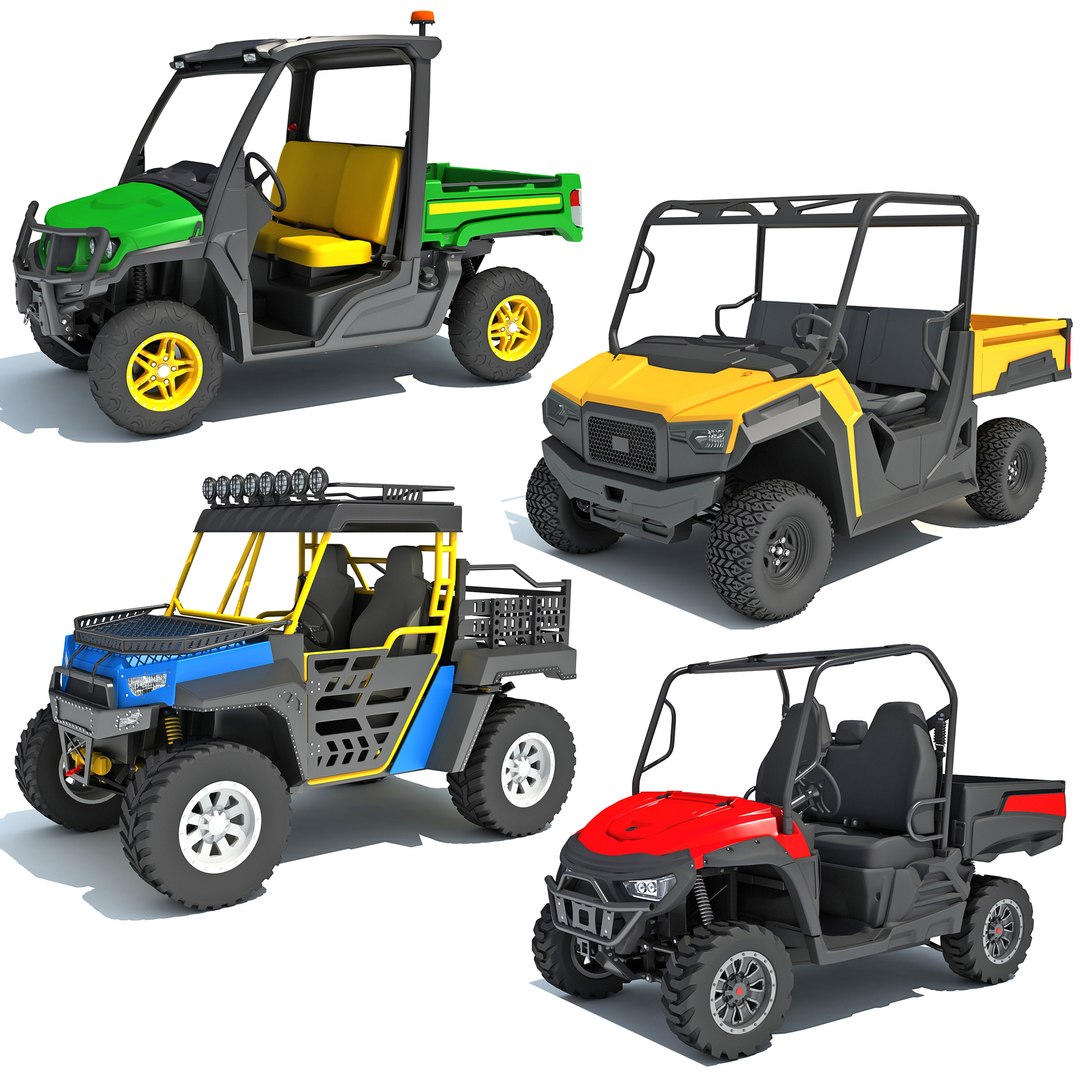UTV Utility Vehicle Collection - TurboSquid 1874061