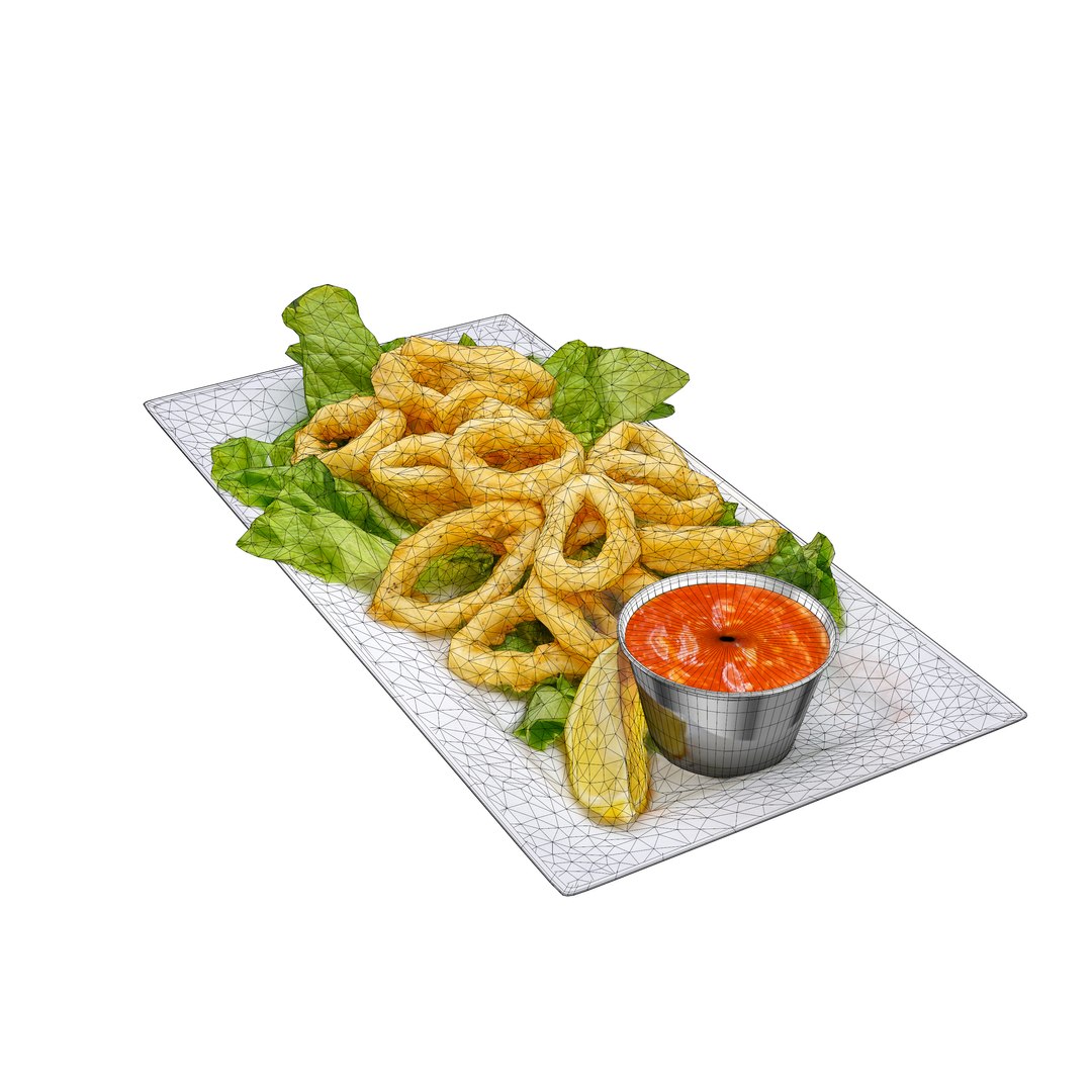 Calamari 3D Model - TurboSquid 1579238