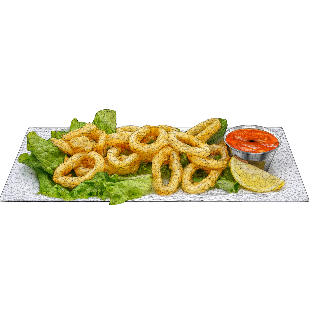 Calamari 3D Model - TurboSquid 1579238