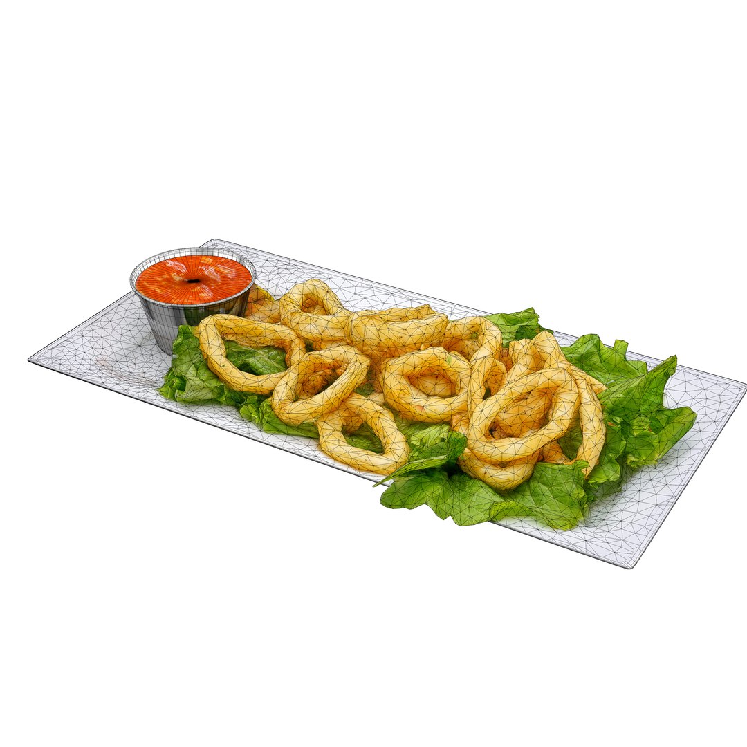 Calamari 3D Model - TurboSquid 1579238