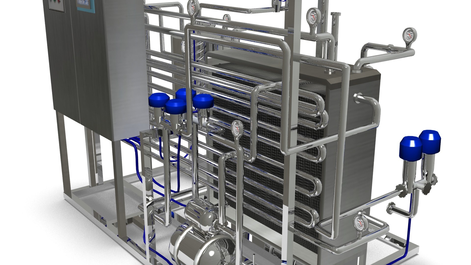 3D Pasteurization Unit - TurboSquid 1780917