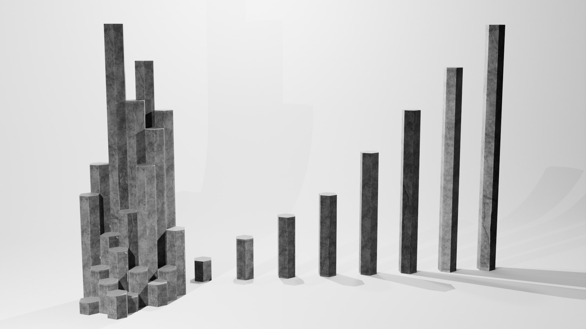 3D Model Basalt Rock Columns - TurboSquid 2288928
