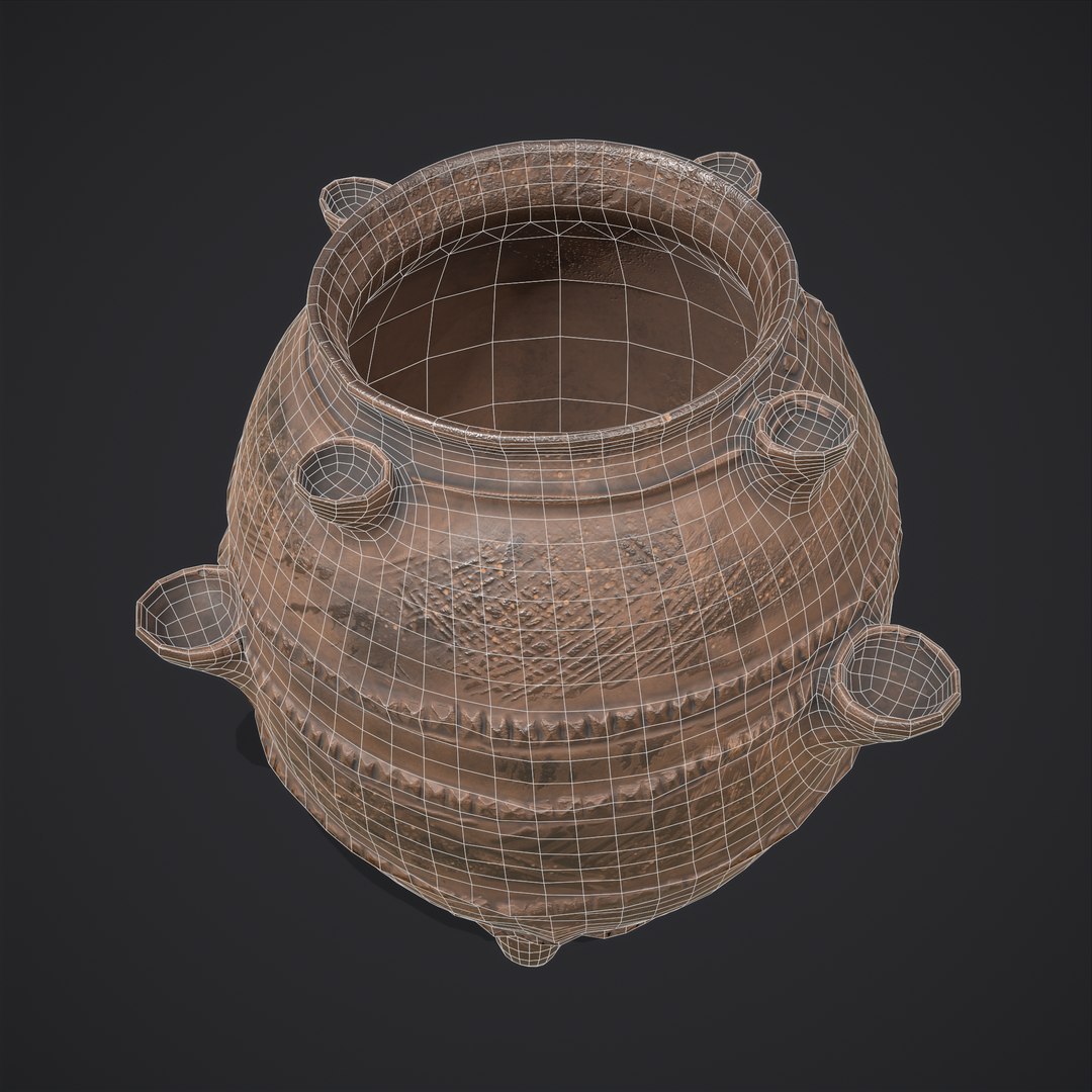 Ancient Pottery 3D Model - TurboSquid 1813705