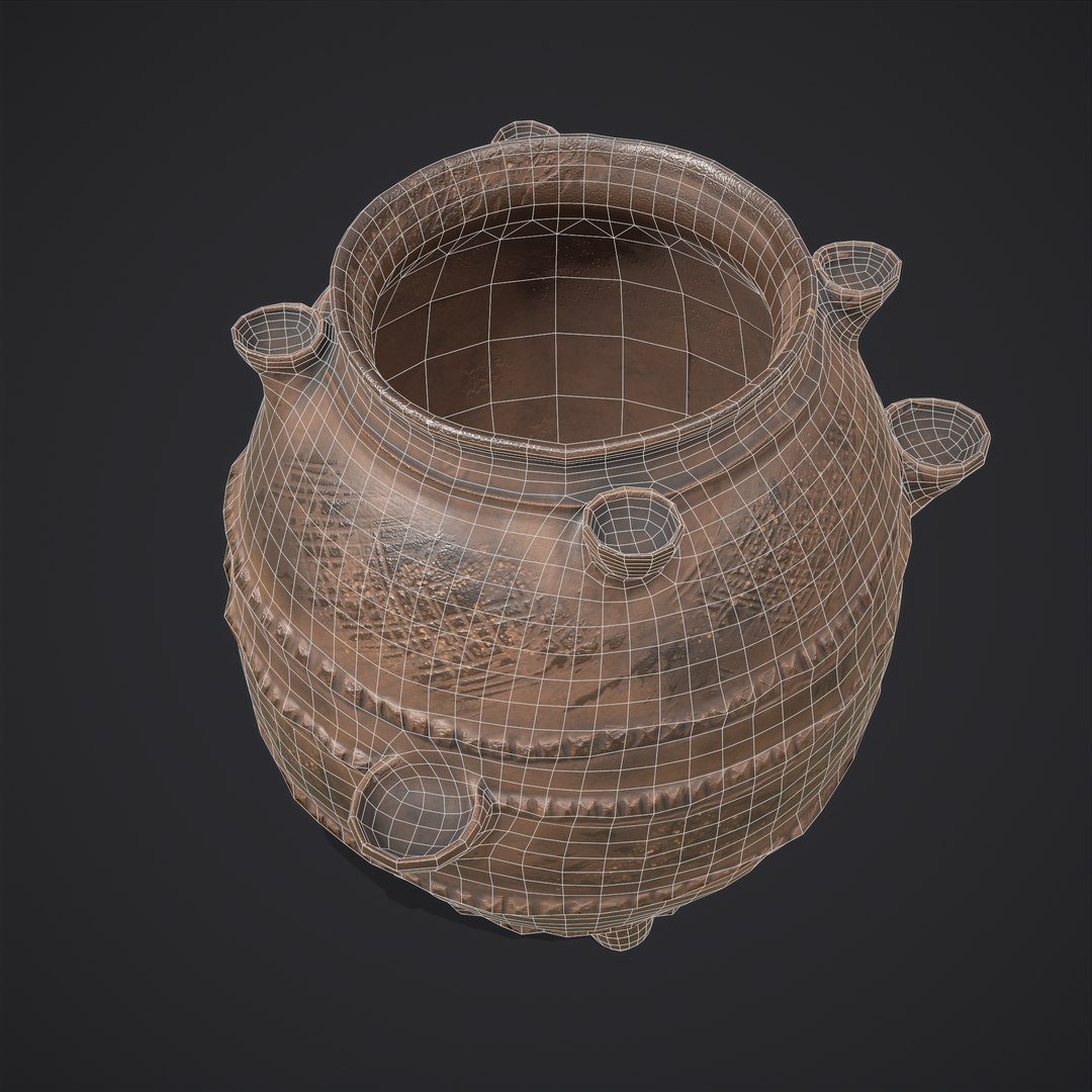 Ancient Pottery 3D Model - TurboSquid 1813705