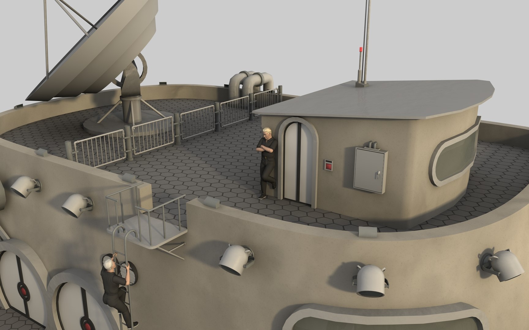 3d Model Gordon S Space Dock