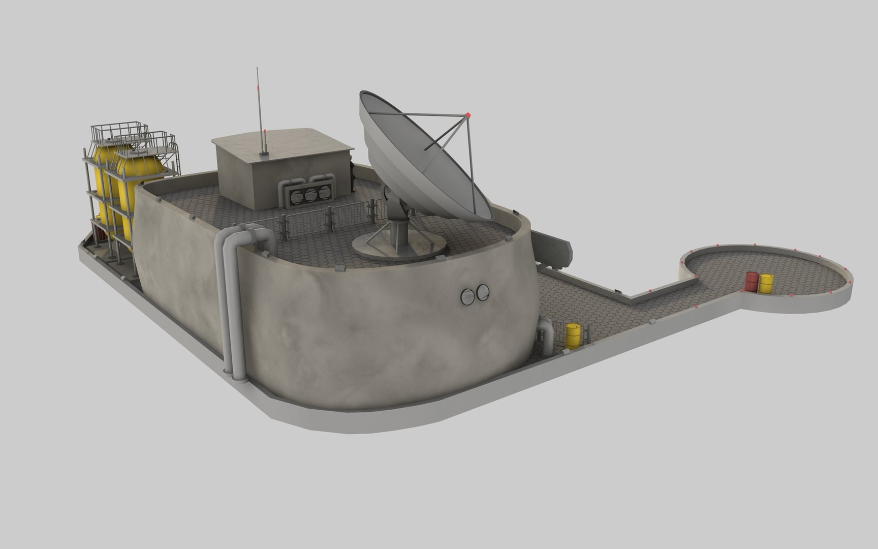 3d Model Gordon S Space Dock