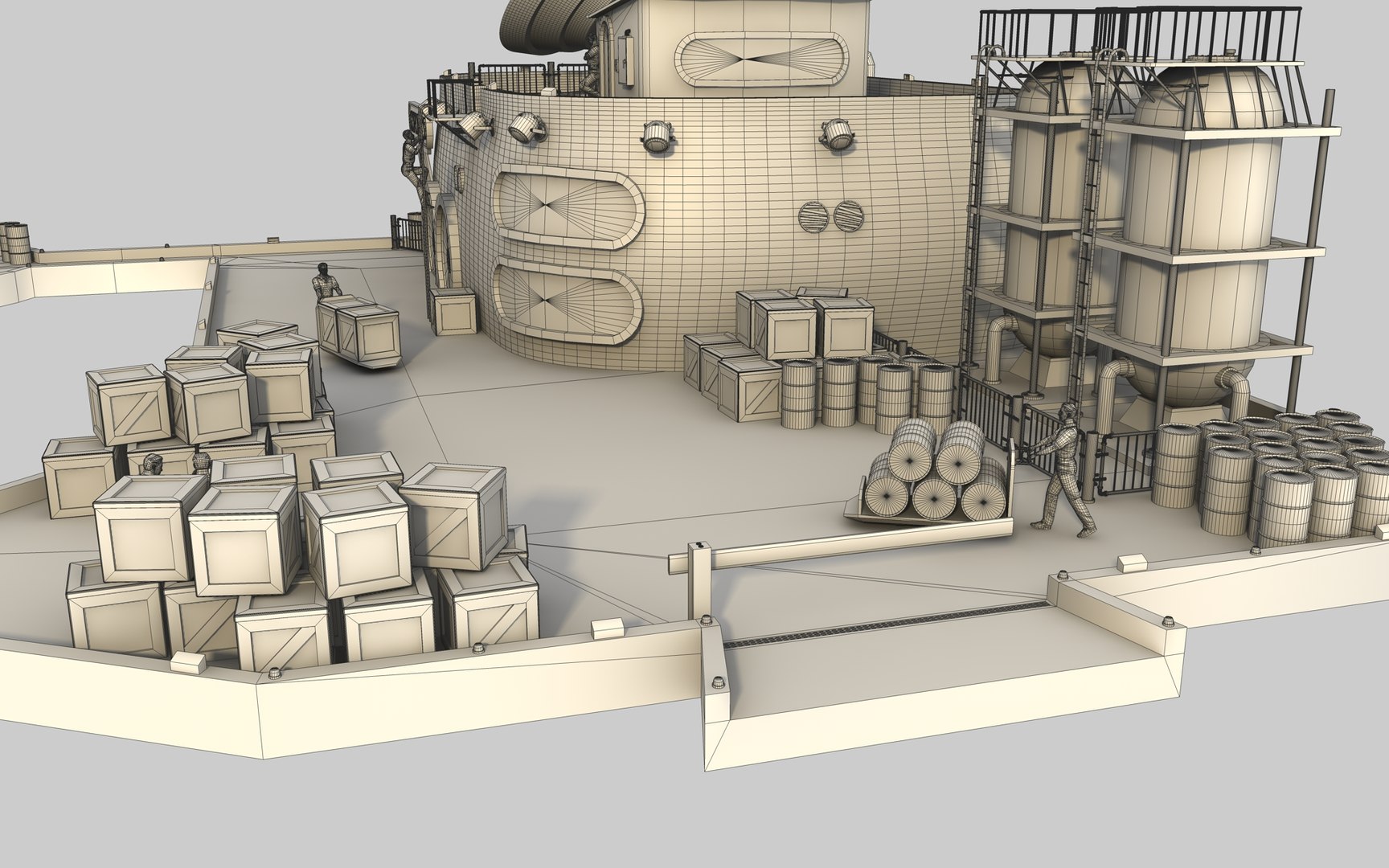 3d Model Gordon S Space Dock