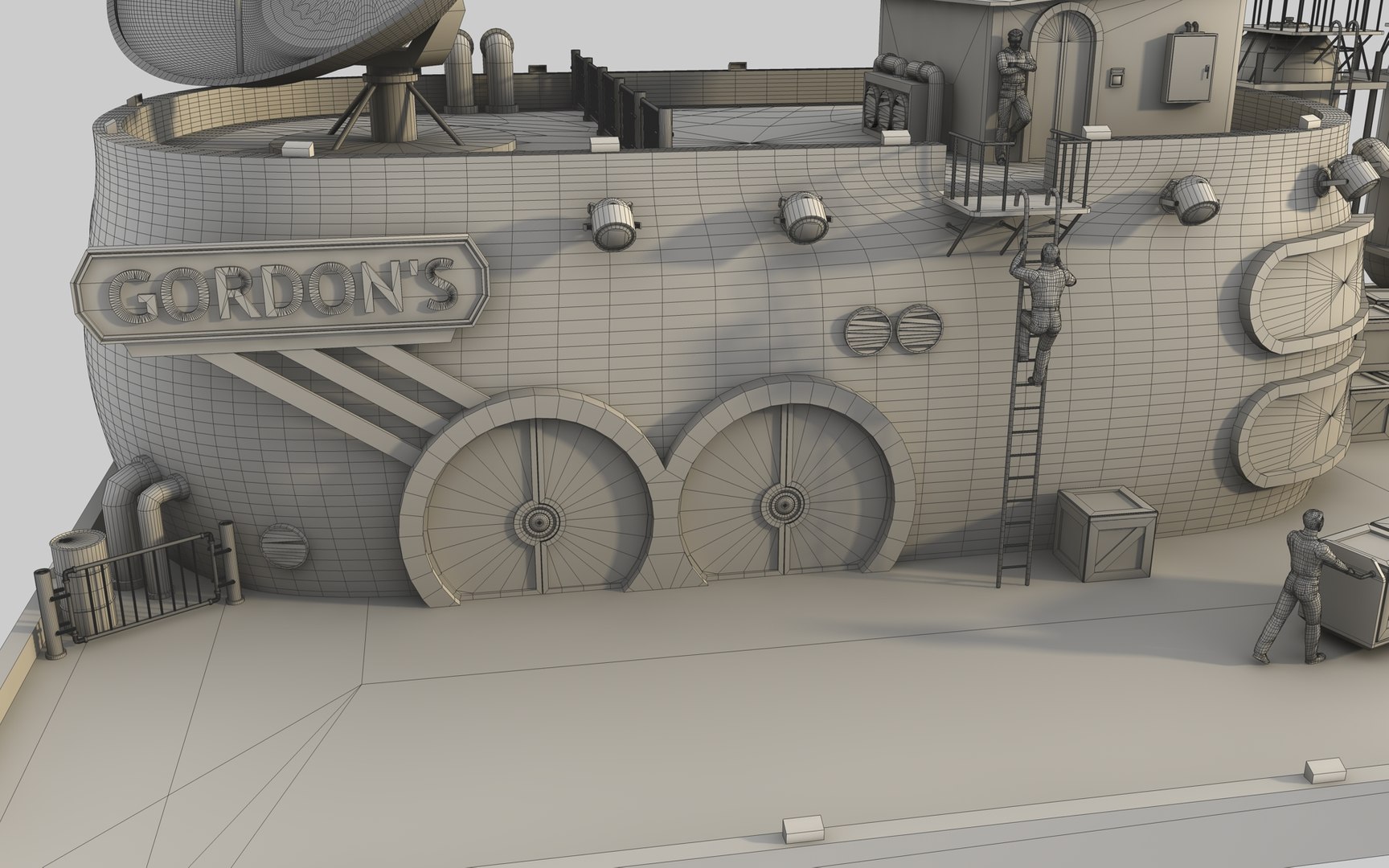 3d Model Gordon S Space Dock