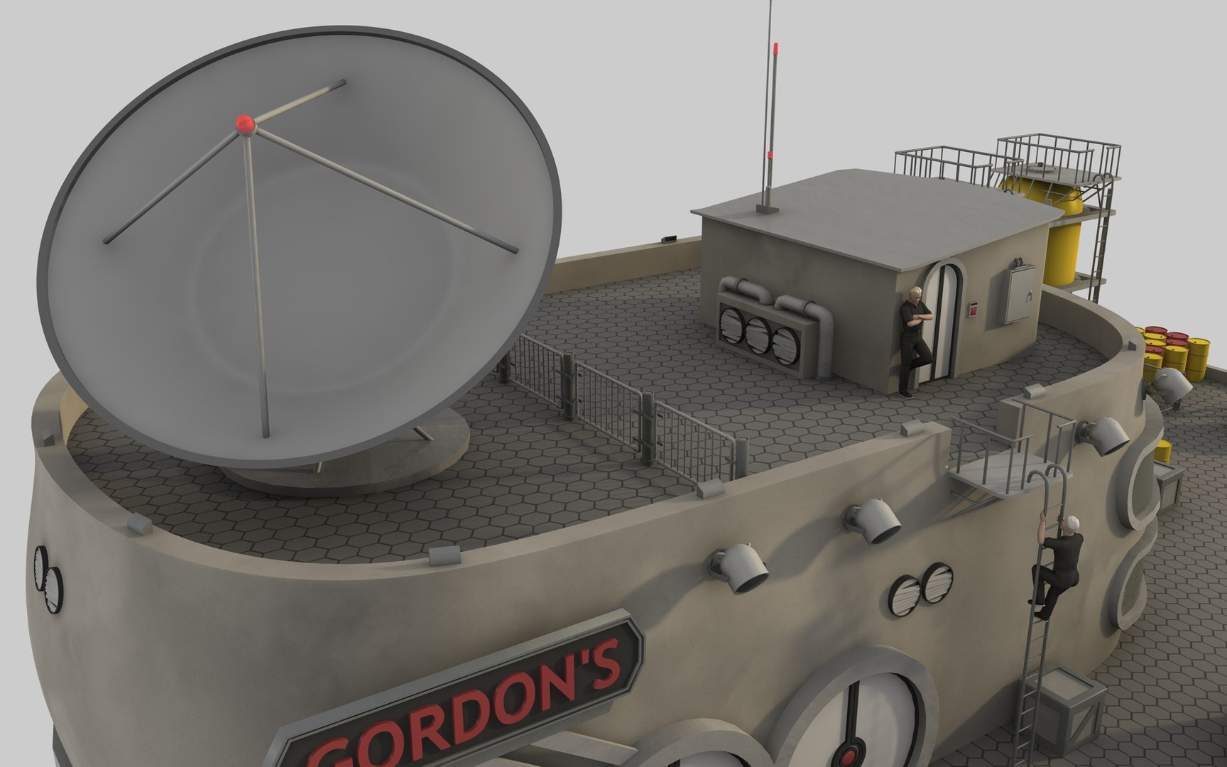 3d Model Gordon S Space Dock
