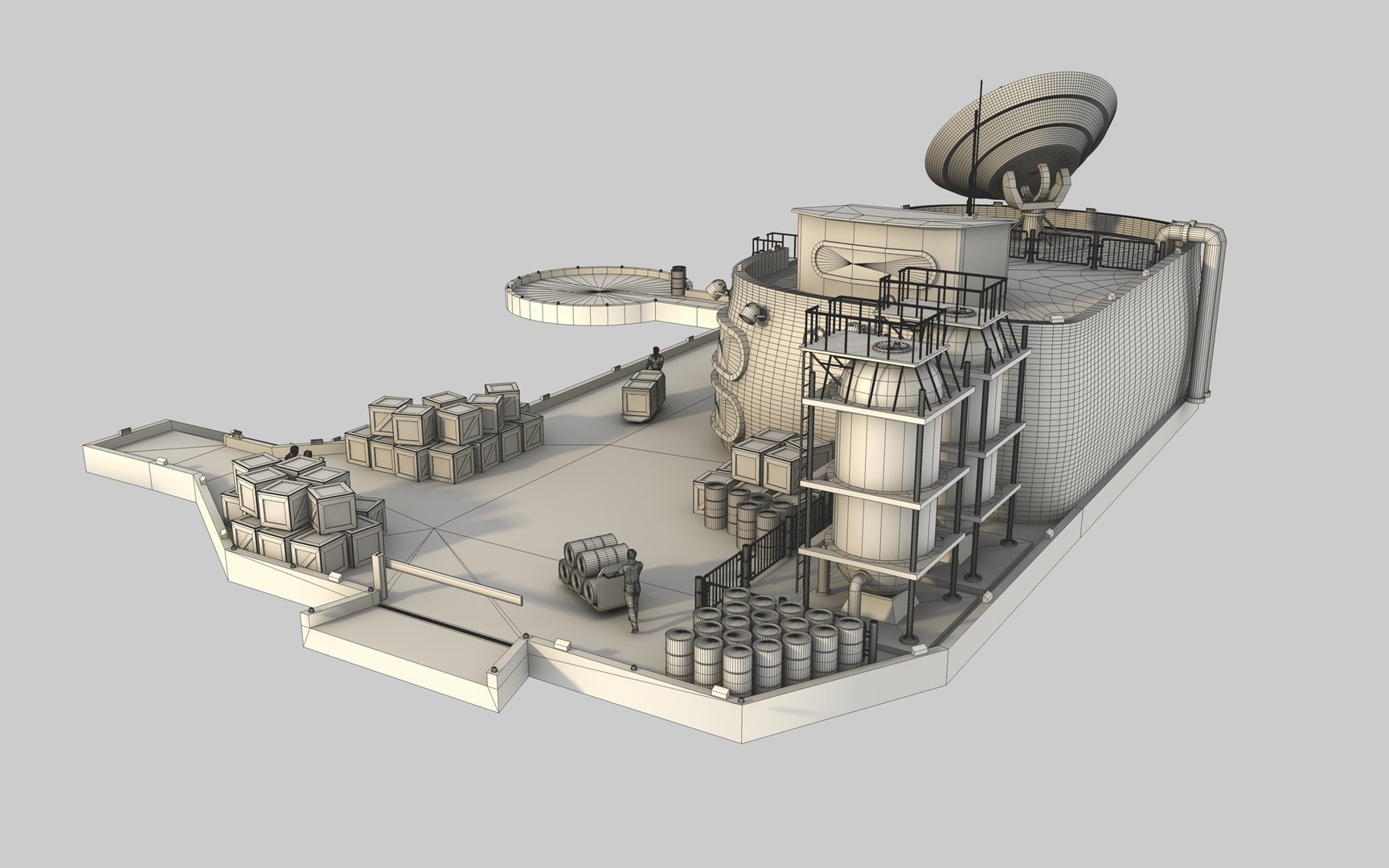 3d Model Gordon S Space Dock