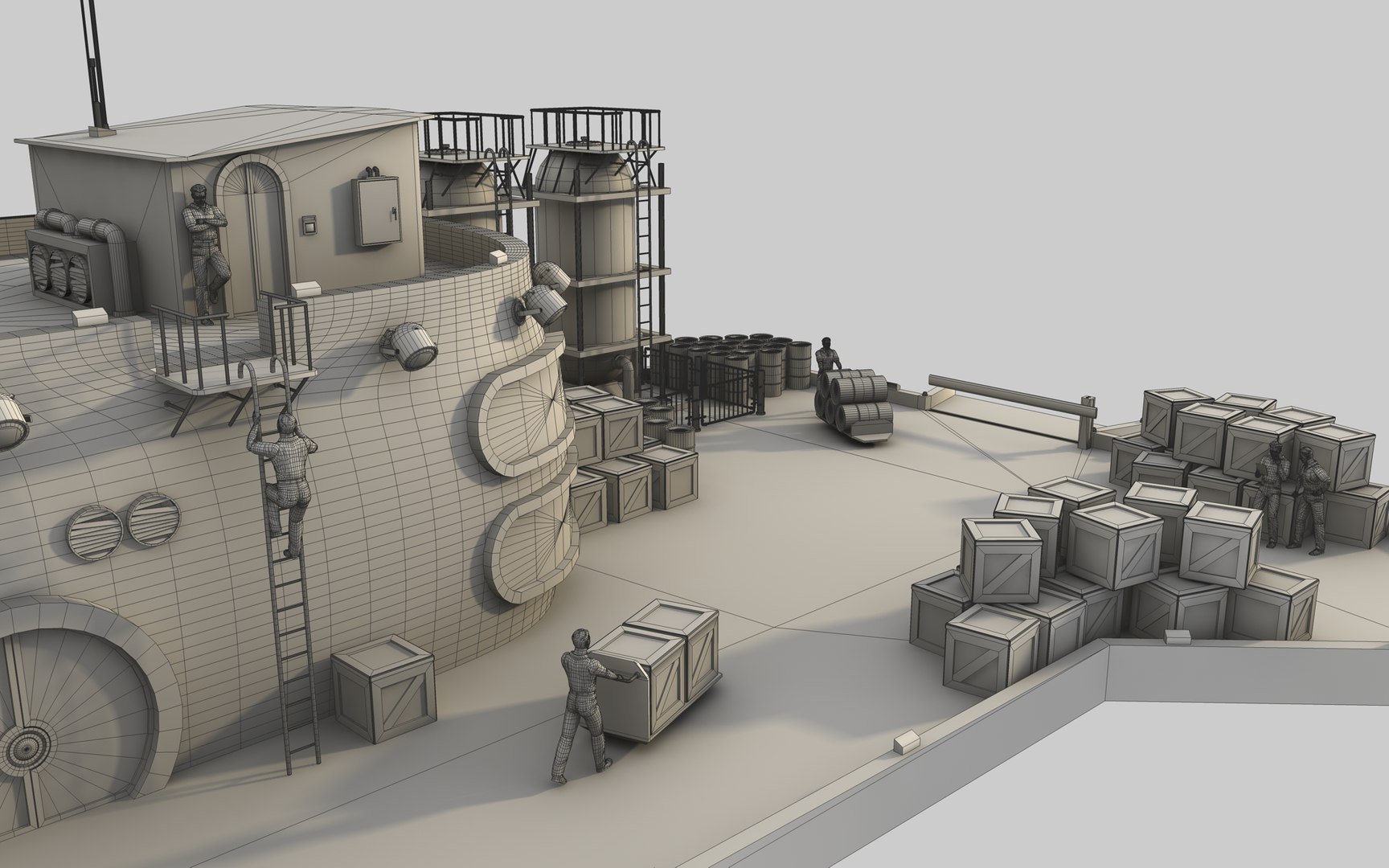 3d Model Gordon S Space Dock