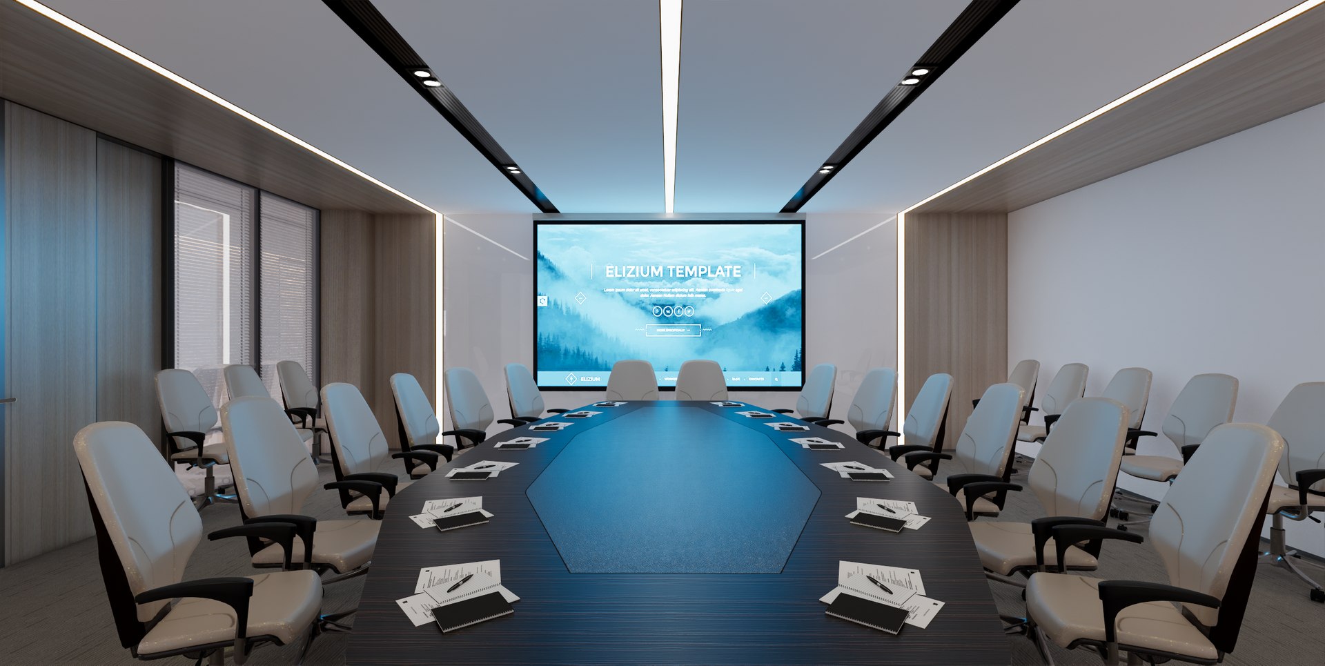 Conference Room-A5 3D Model - TurboSquid 2040209