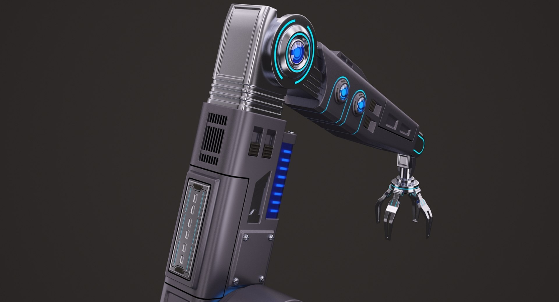 Futuristic Robotic Arm Stylized 3D Model | 1142342 | TurboSquid