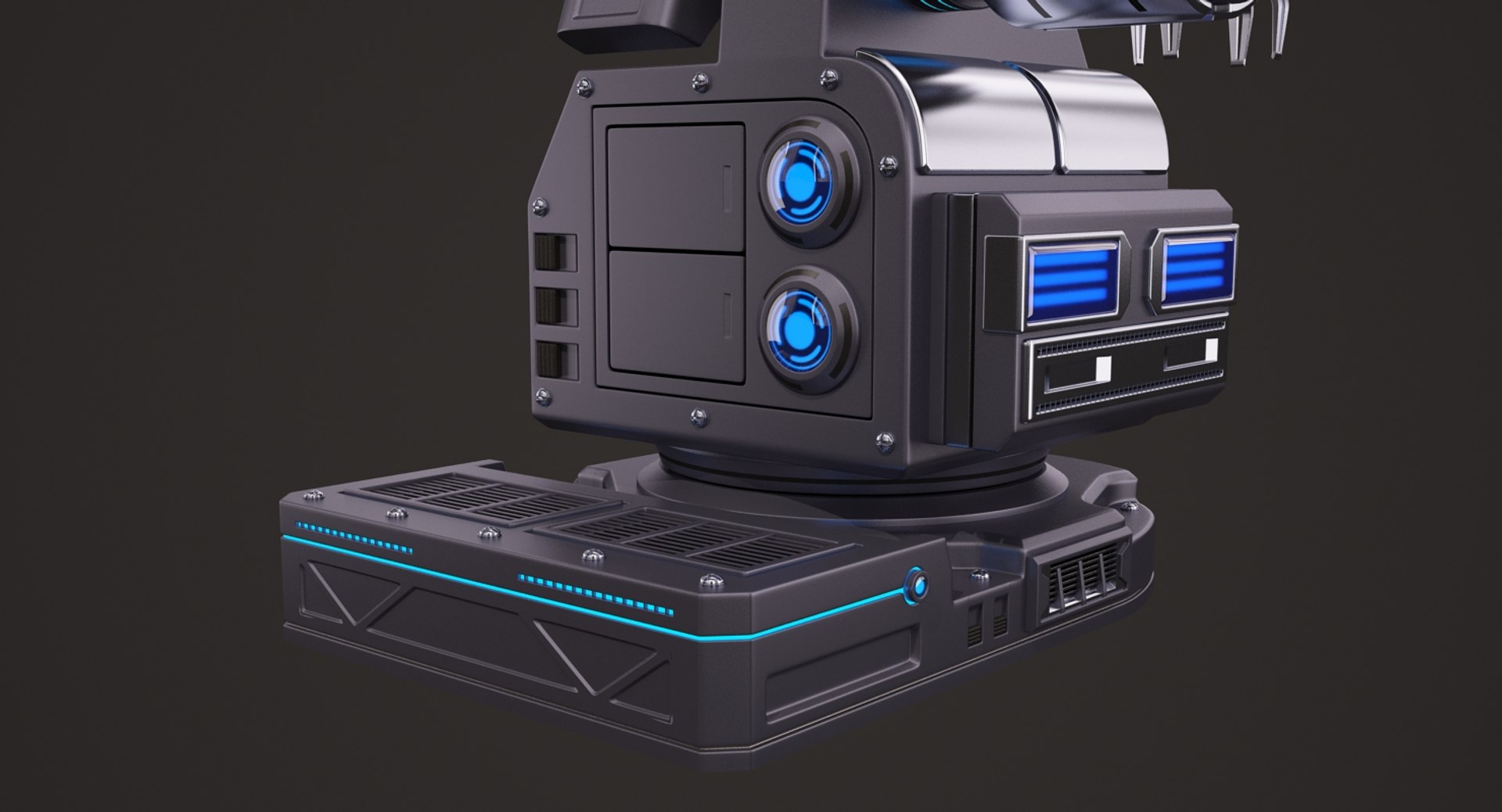 Futuristic Robotic Arm Stylized 3D Model | 1142342 | TurboSquid