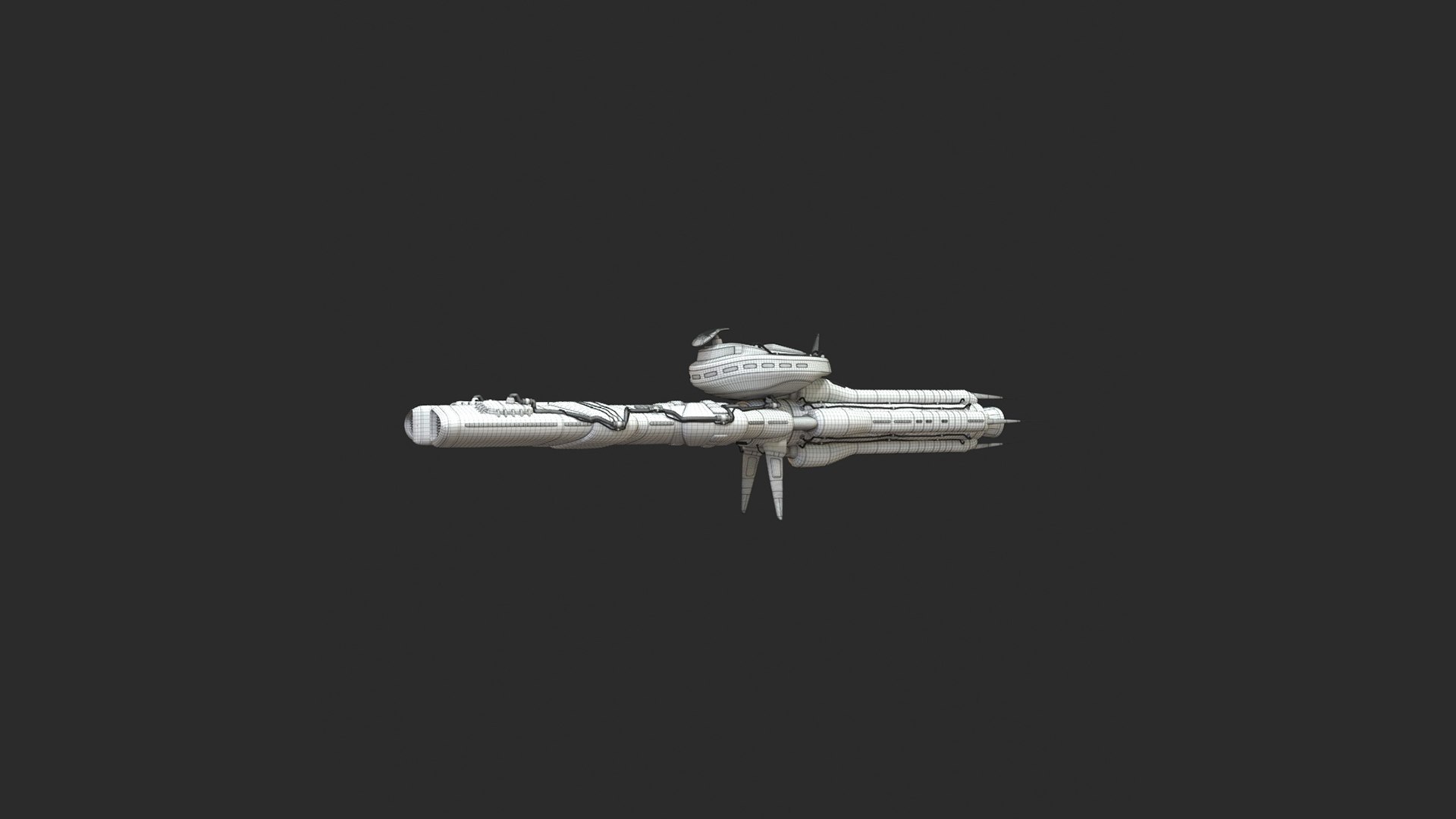 Spaceship 3D Model - TurboSquid 2299208