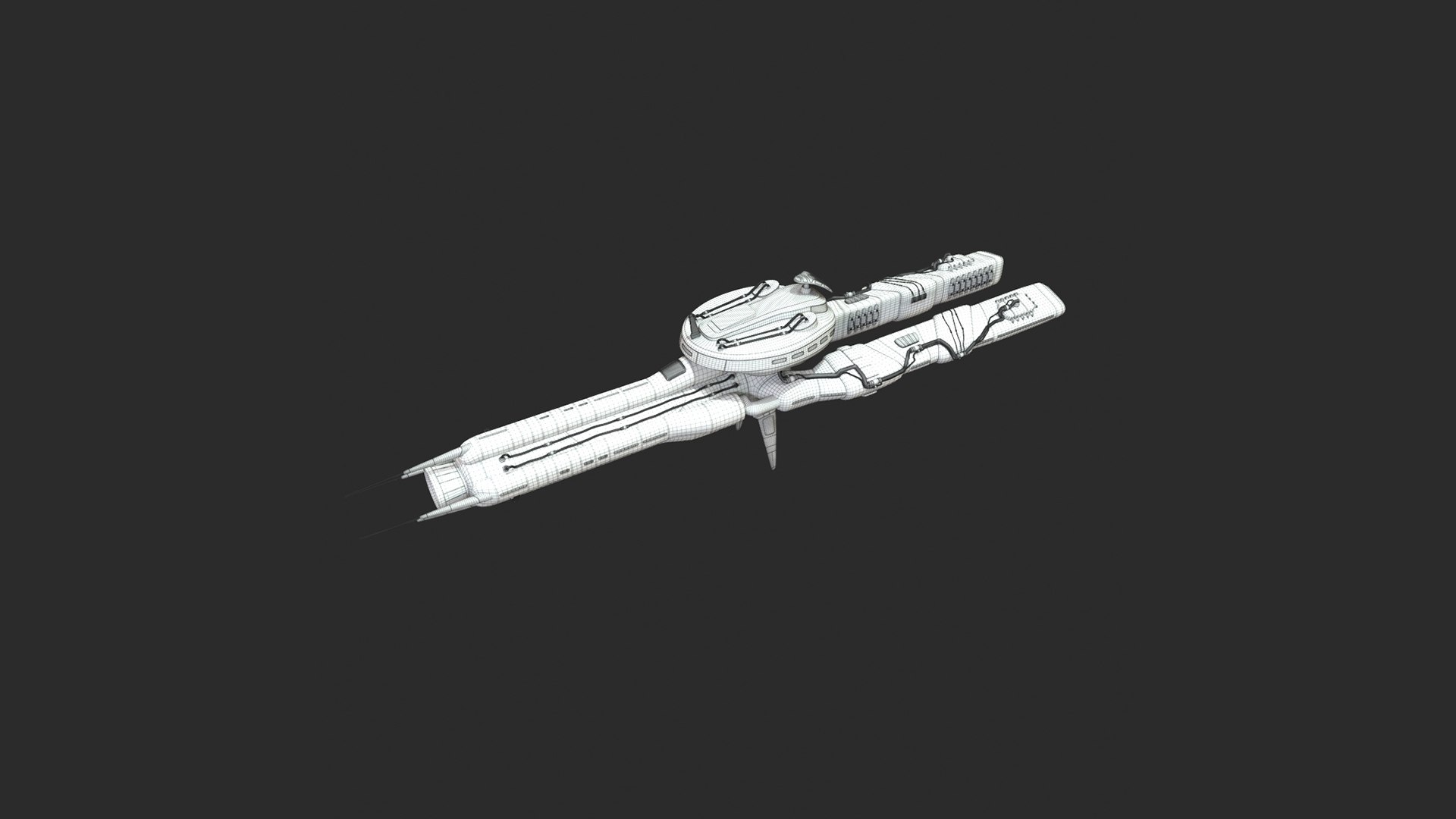 Spaceship 3D Model - TurboSquid 2299208