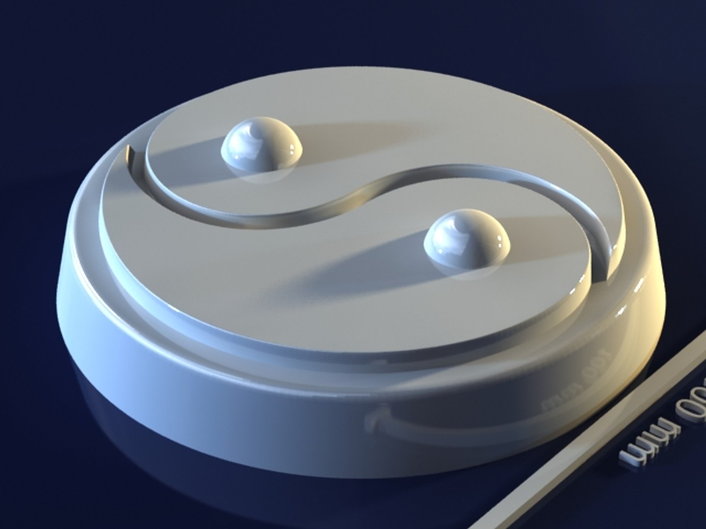 3d Model Yin Yang