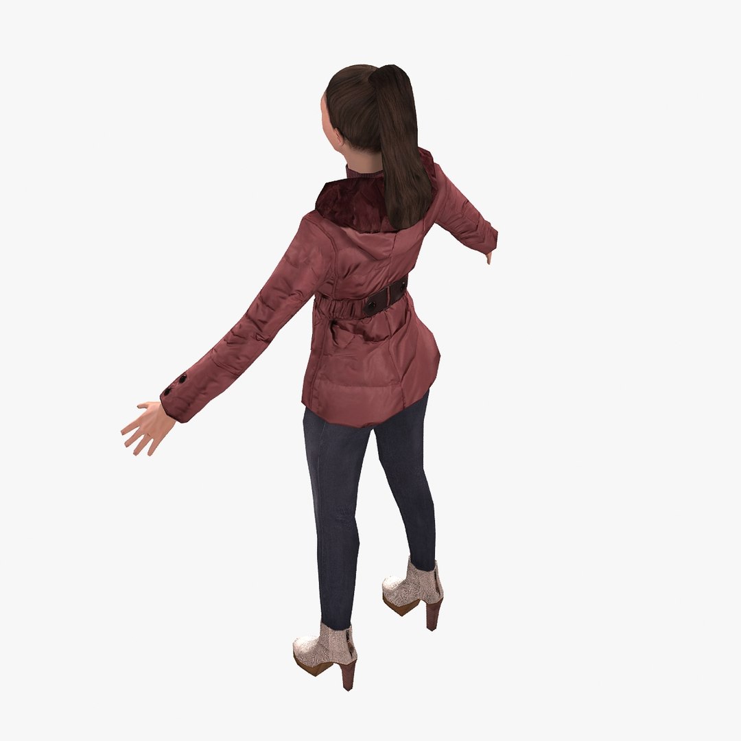 3ds Max Young Woman