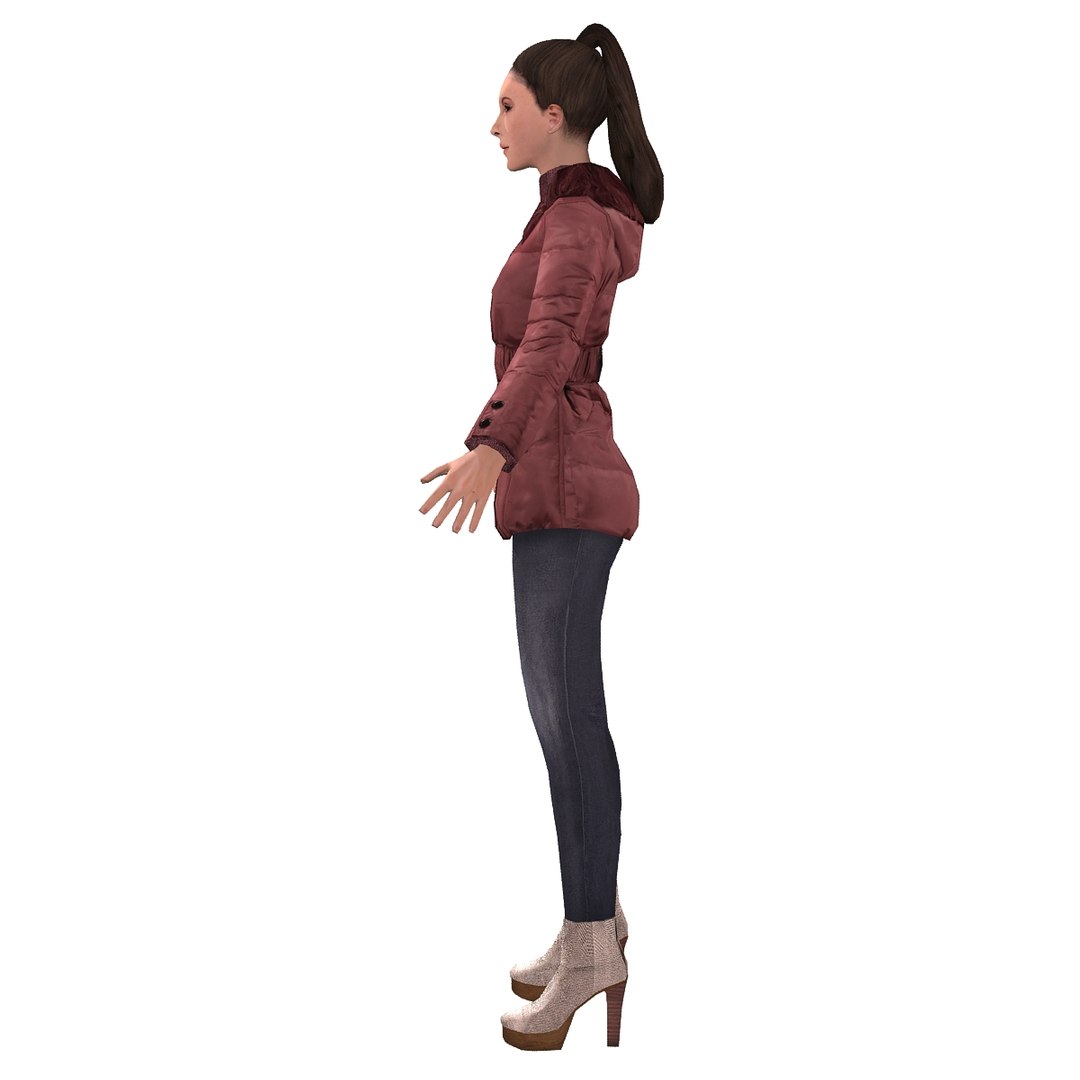 3ds Max Young Woman