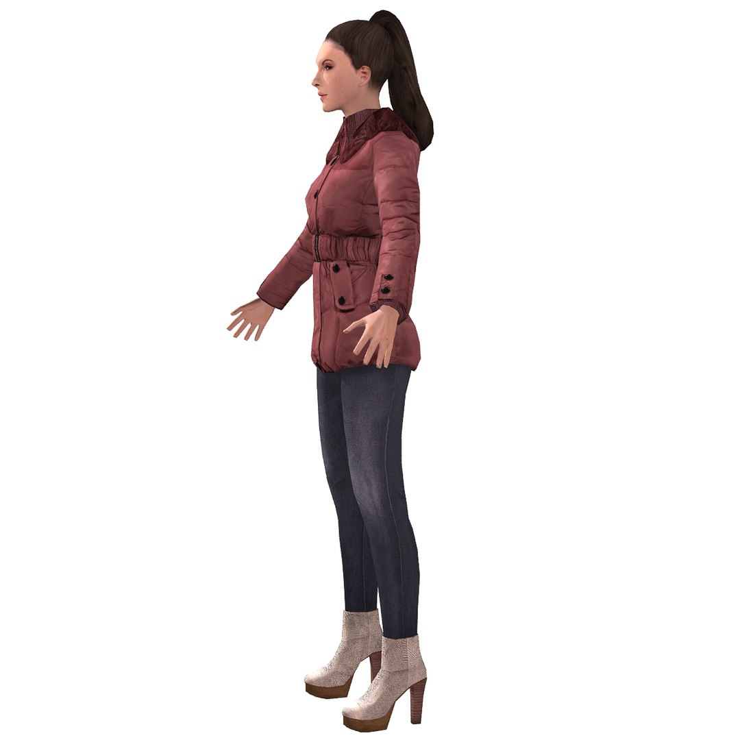 3ds Max Young Woman