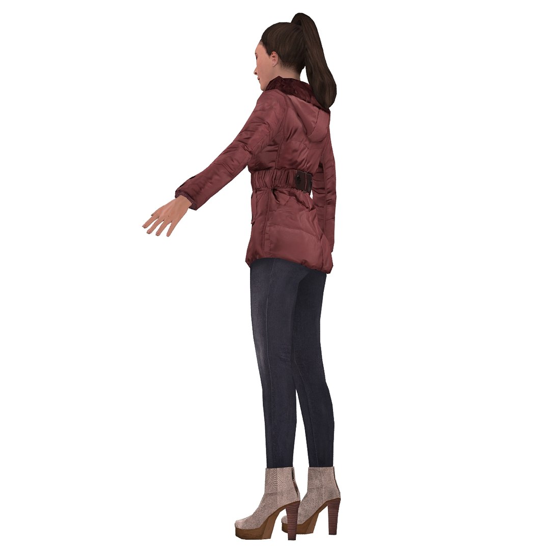 3ds Max Young Woman
