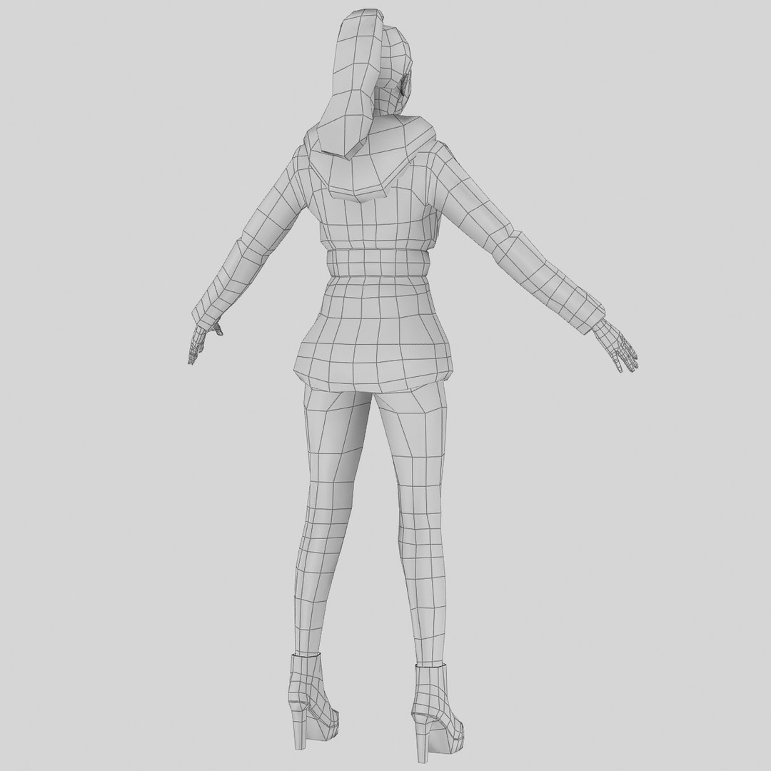 3ds Max Young Woman