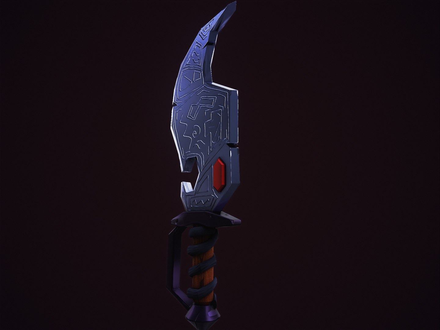 Game Ready Fantasy Blade 3D Model - TurboSquid 1925375