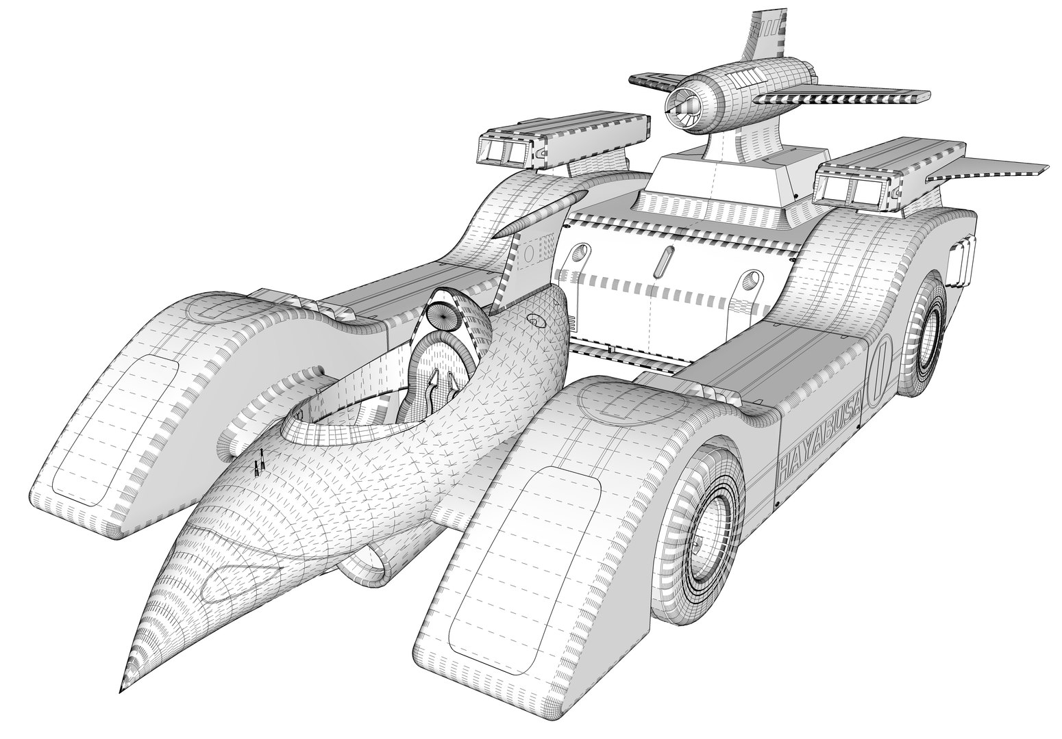 Machine Hayabusa 3D - TurboSquid 1210670