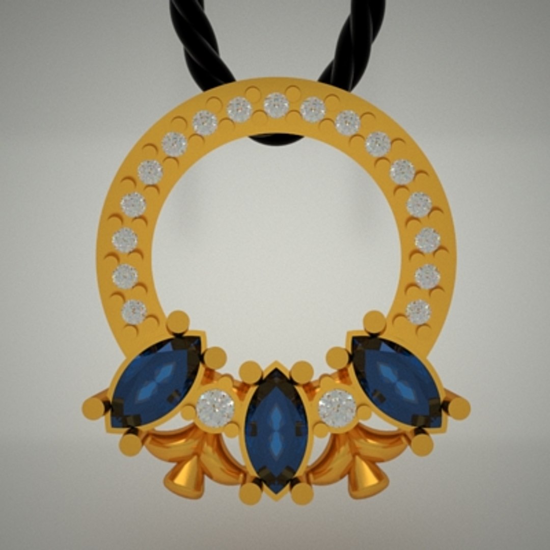 3d Model Gold Jewels Jewellery