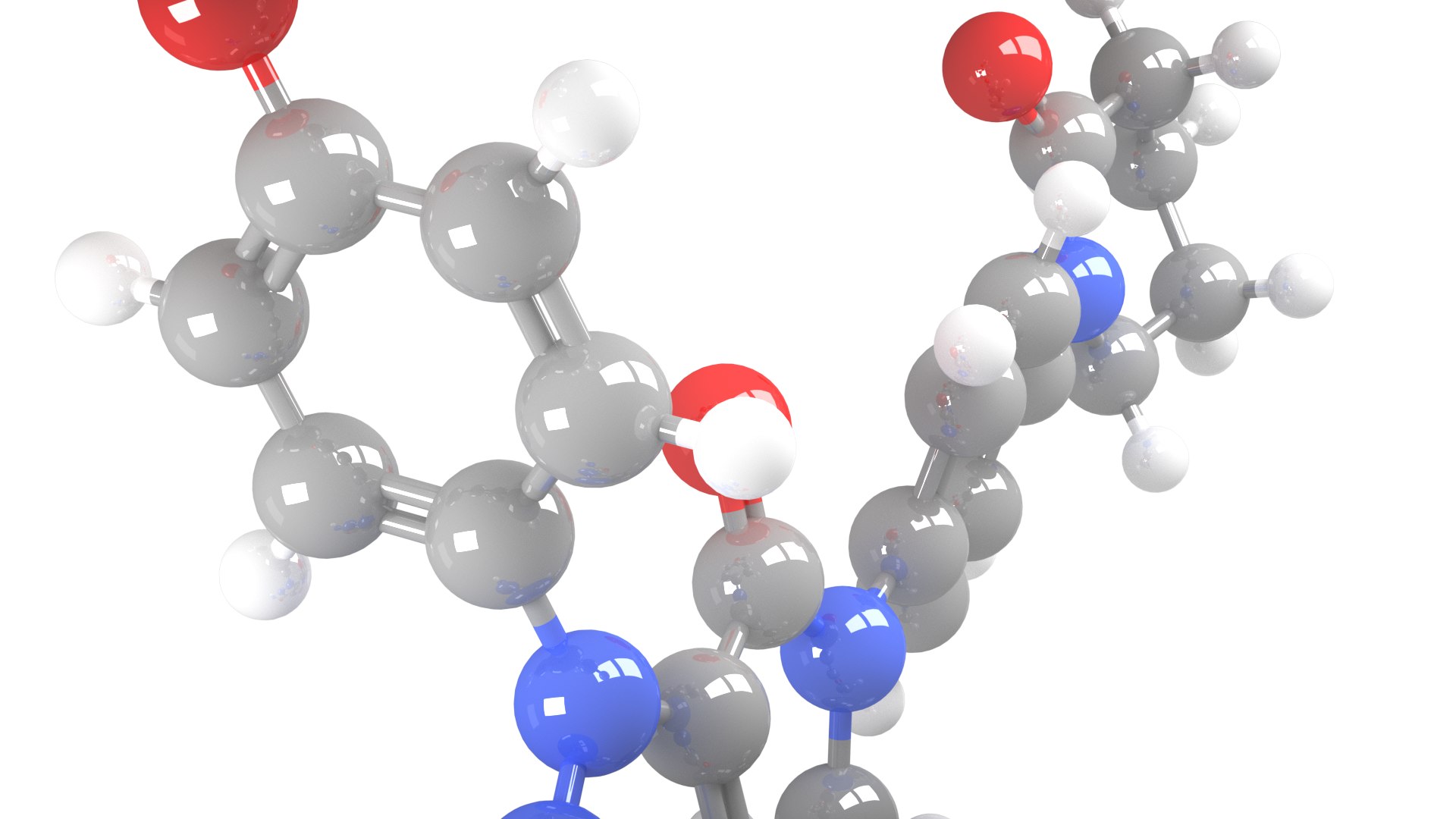 3D Apixaban - C25H25N5O4 Molecular Structure - TurboSquid 1743133