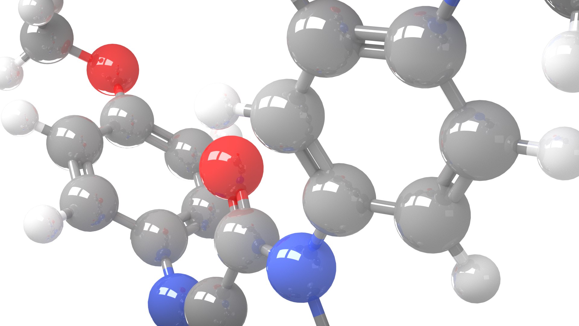 3D Apixaban - C25H25N5O4 Molecular Structure - TurboSquid 1743133