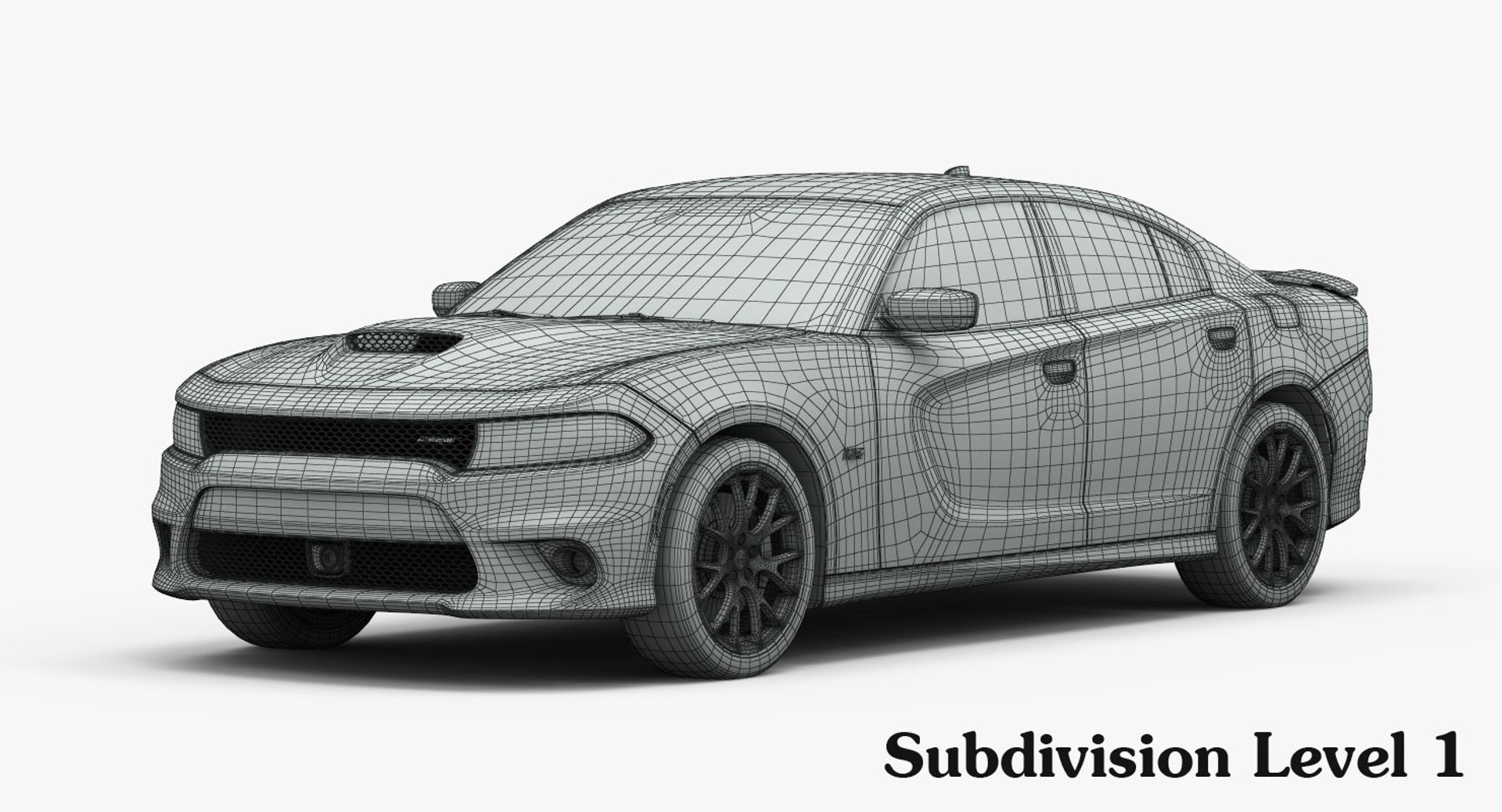 3d Dodge Charger Srt 392