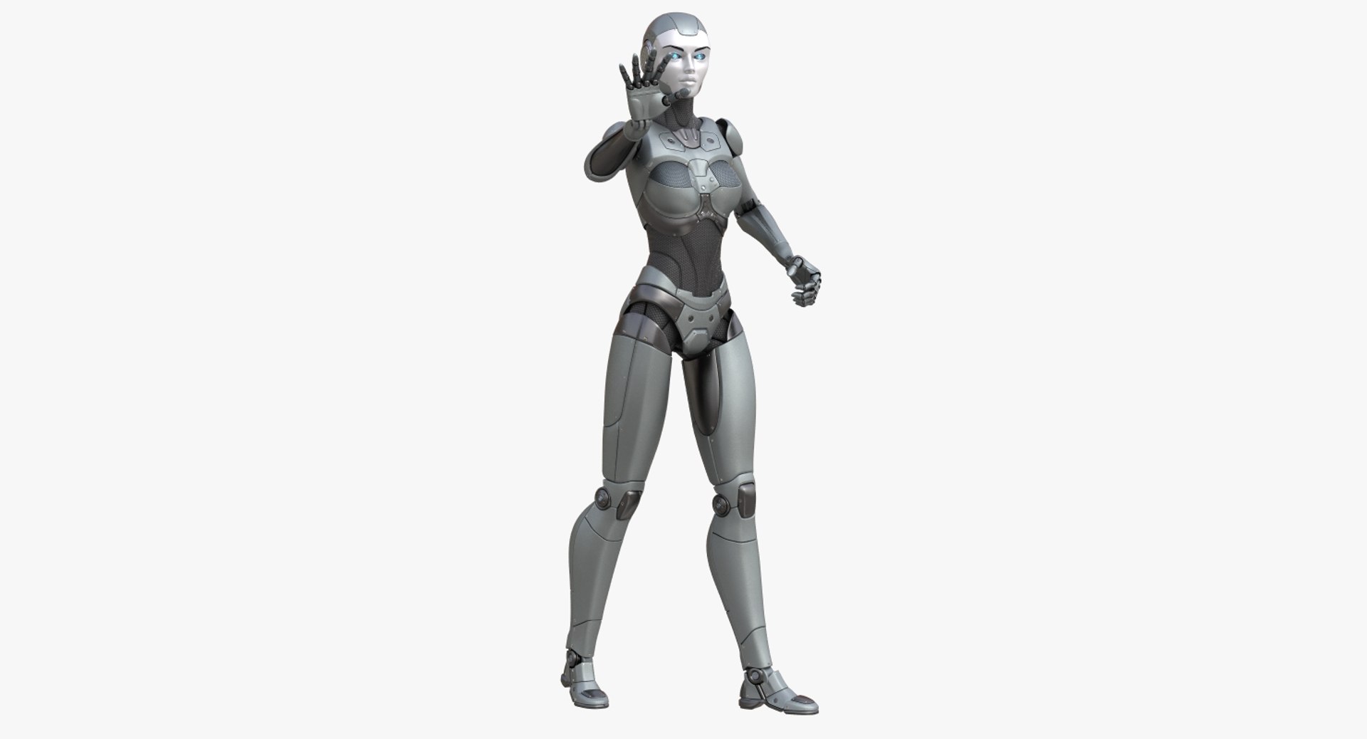 3D Sci-fi Female Robot - TurboSquid 1337121