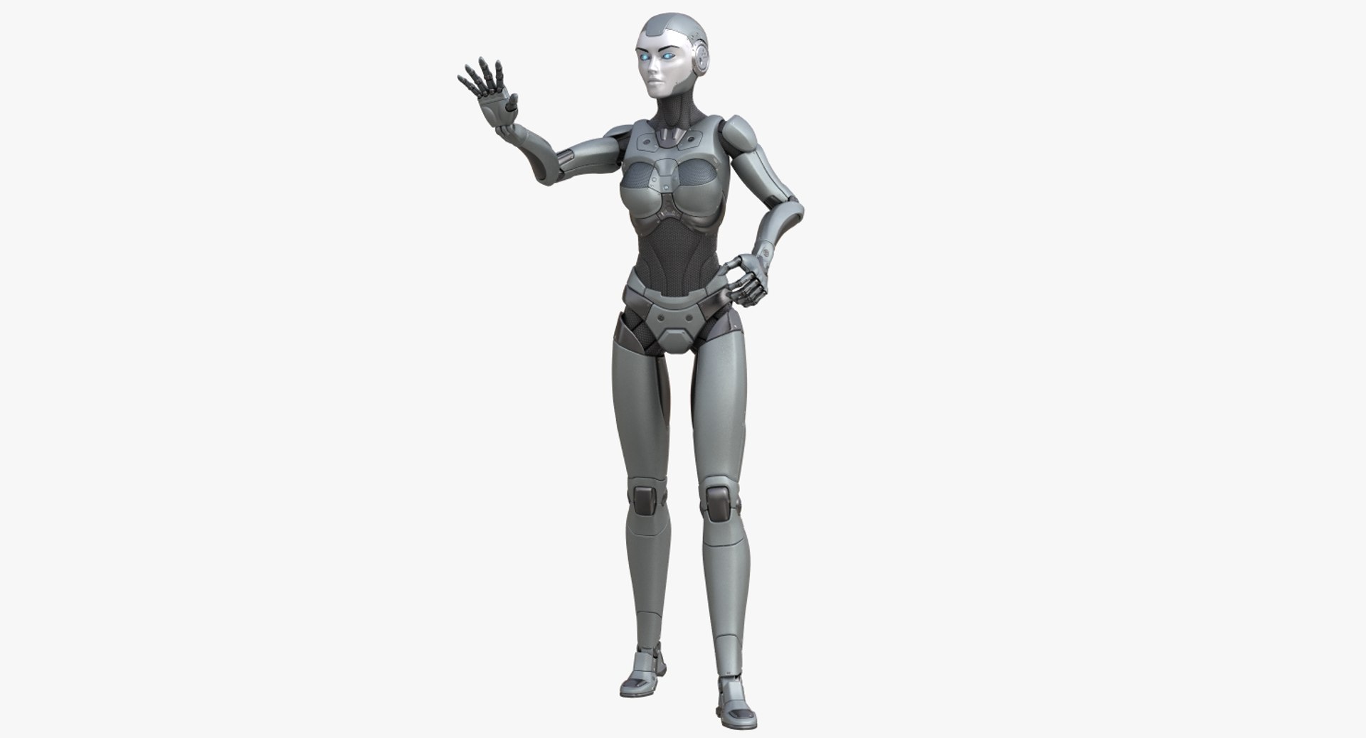 3D Sci-fi Female Robot - TurboSquid 1337121