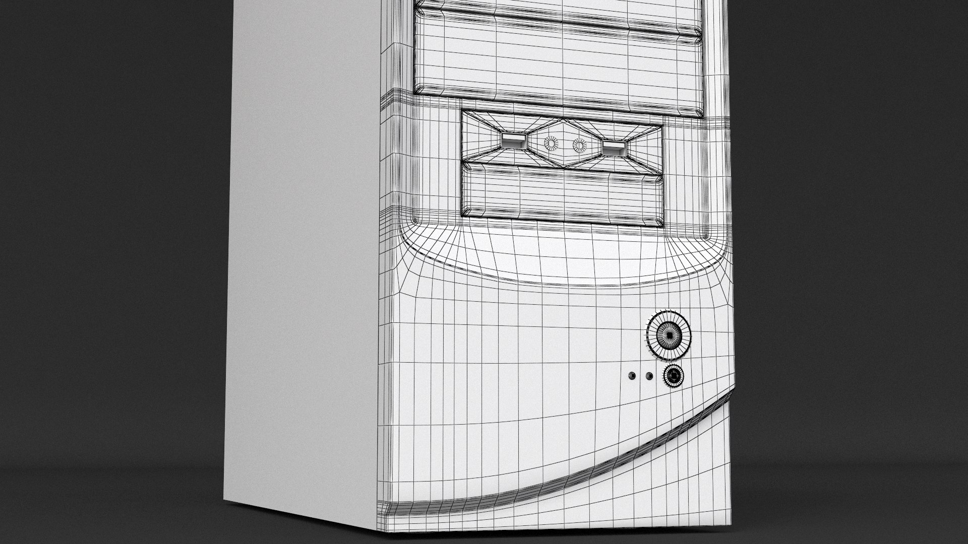 Computer Tower Old UHD 3D Model - TurboSquid 2164946