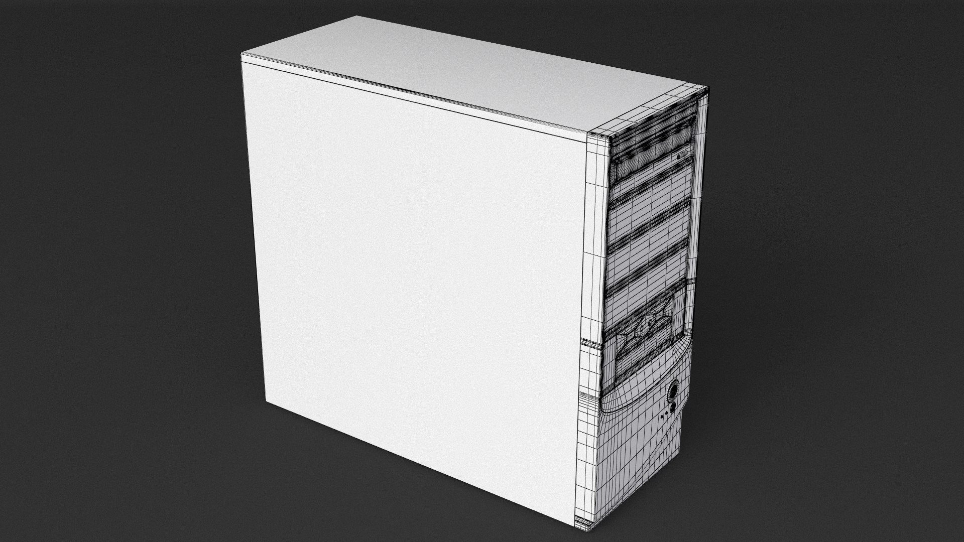 Computer Tower Old UHD 3D Model - TurboSquid 2164946