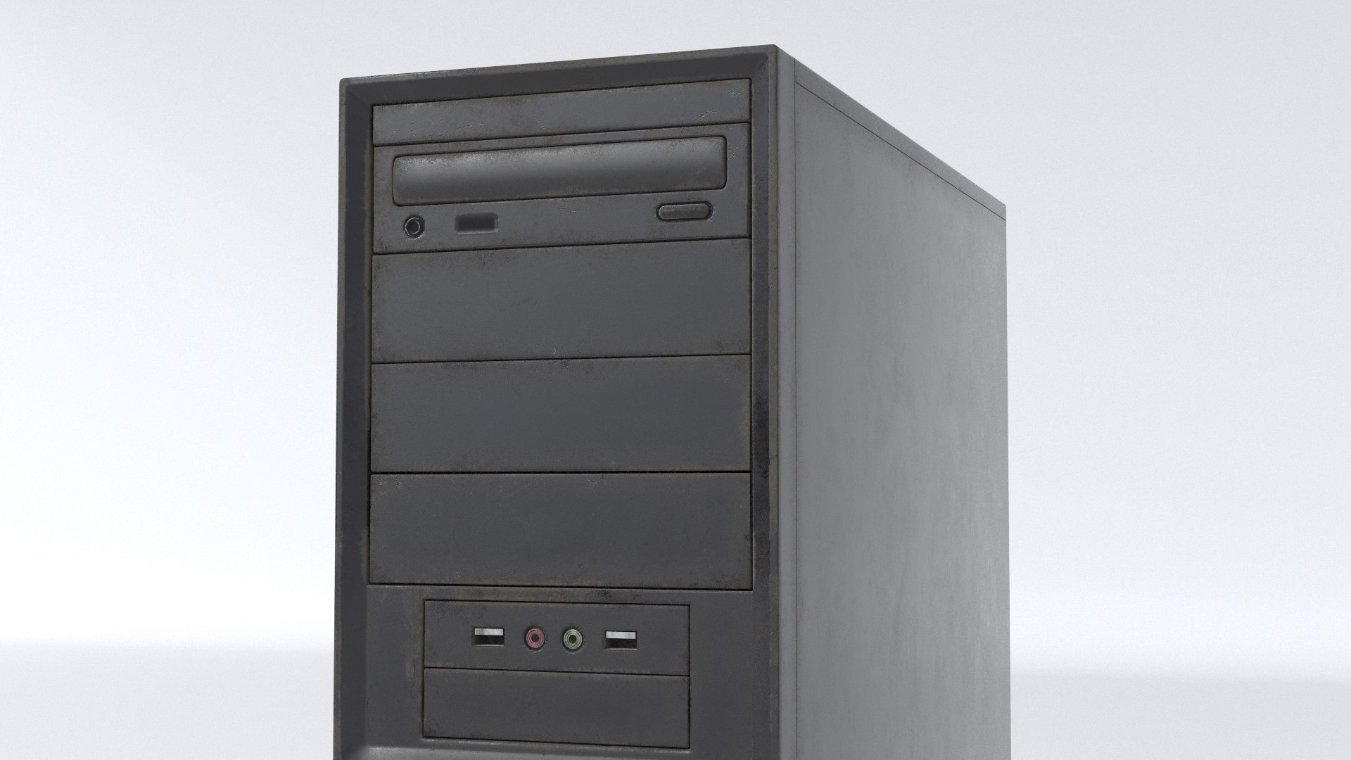 Computer Tower Old UHD 3D Model - TurboSquid 2164946