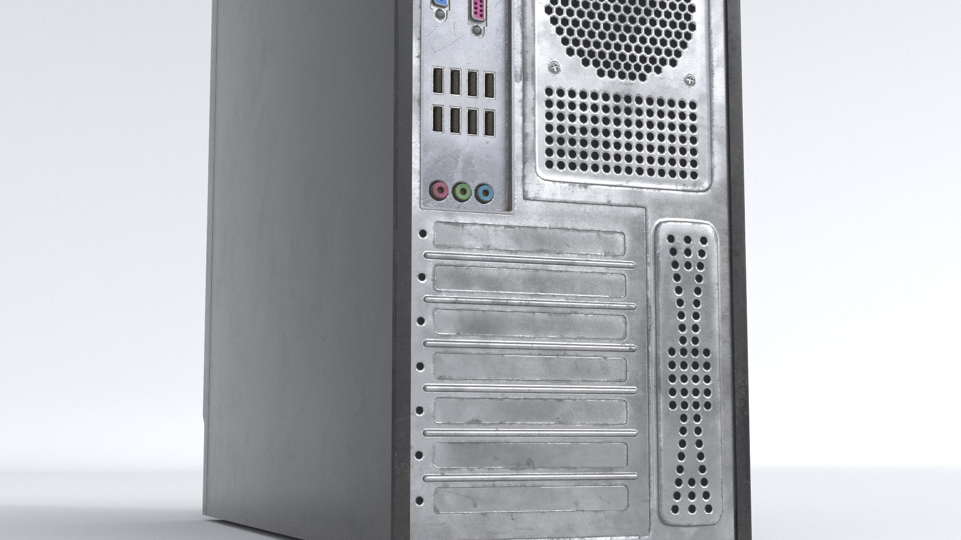 Computer Tower Old UHD 3D Model - TurboSquid 2164946