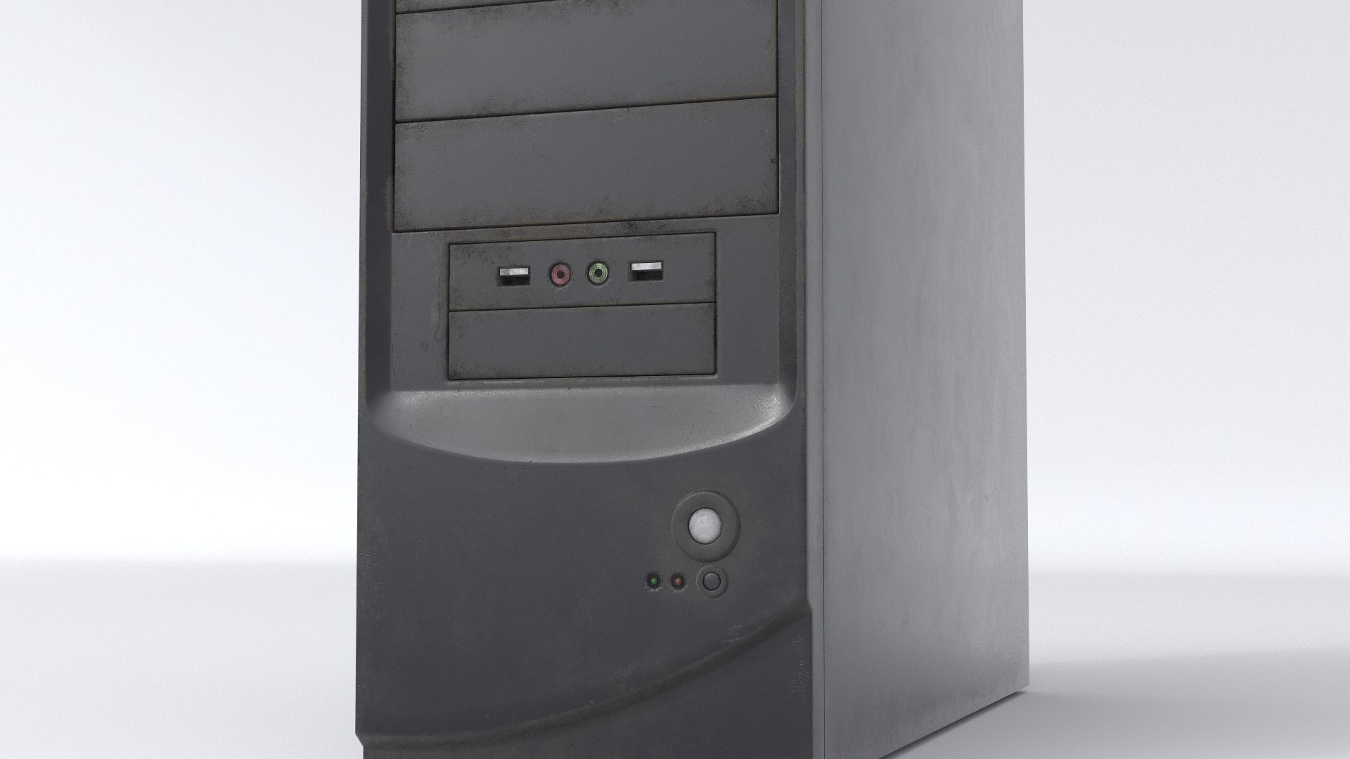 Computer Tower Old UHD 3D Model - TurboSquid 2164946