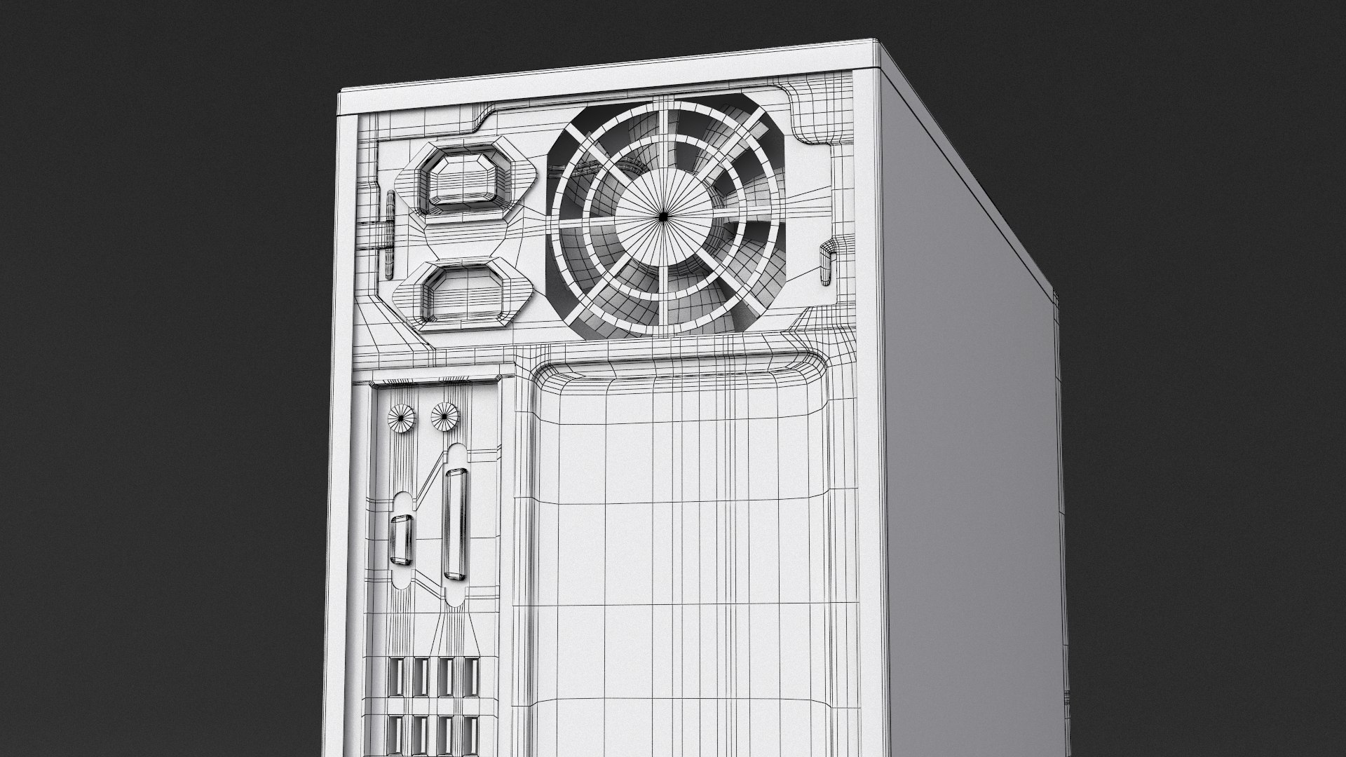 Computer Tower Old UHD 3D Model - TurboSquid 2164946