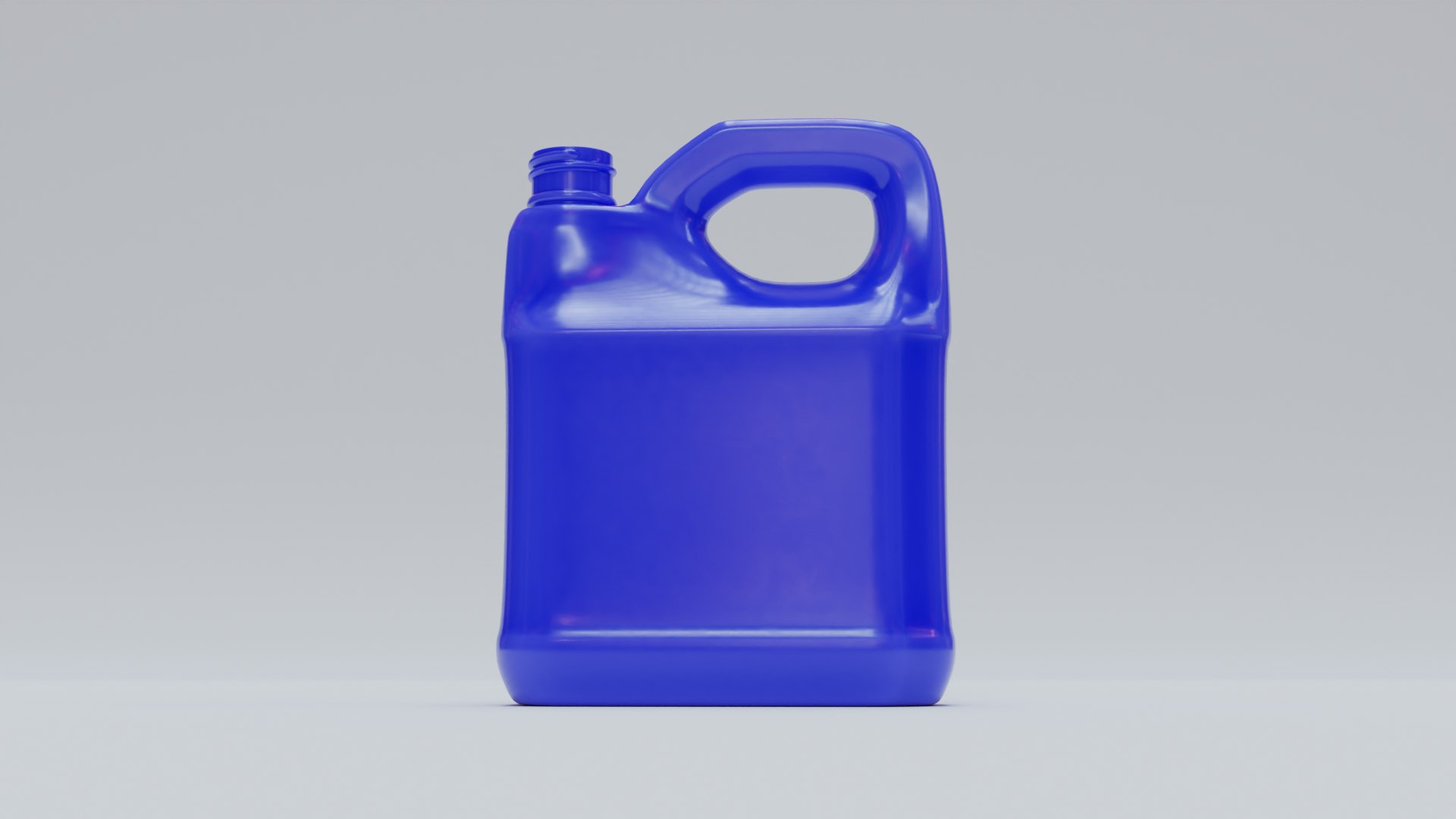 3D Blue Plastic Oil Can Bottle F Style - TurboSquid 2160280