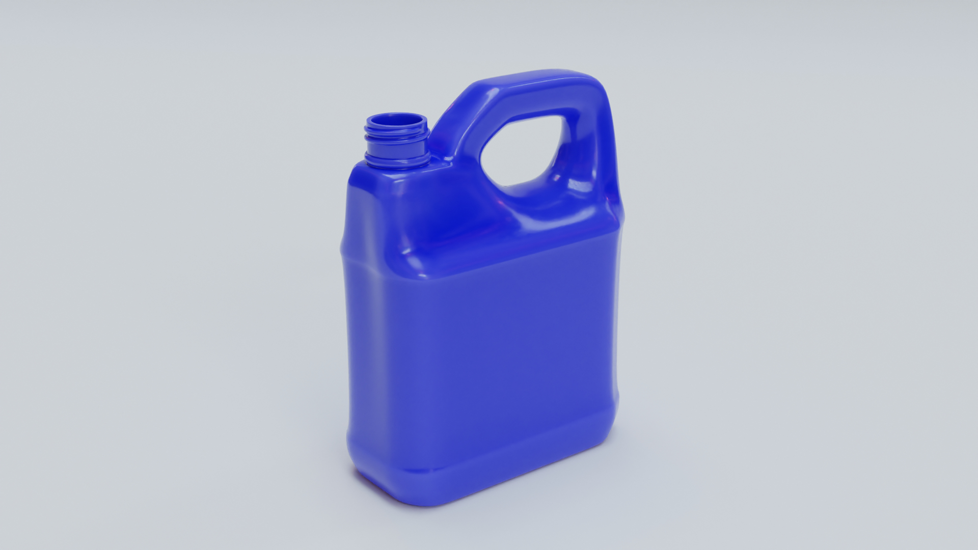 3D Blue Plastic Oil Can Bottle F Style - TurboSquid 2160280