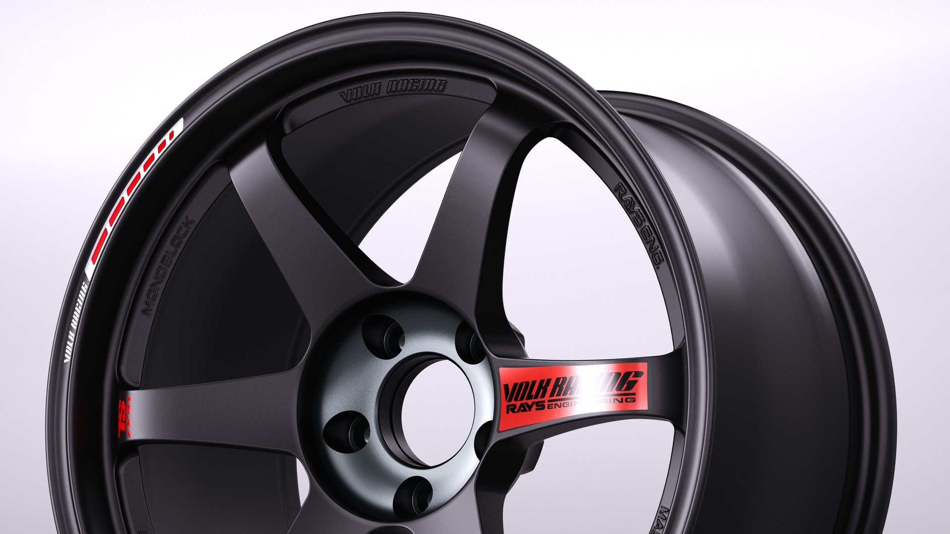 3D Volk RAYS Racing TE37SL Black Edition III - TurboSquid 2179220