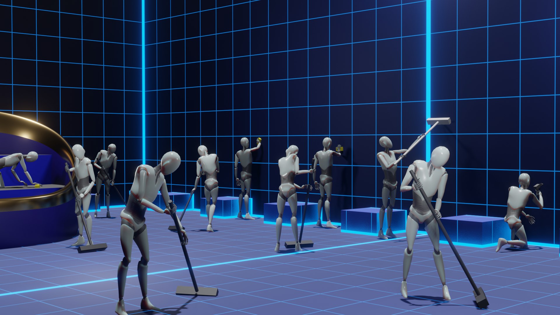 Worker Animations - Motion Cast08 Vol1 3D Model - TurboSquid 1937964