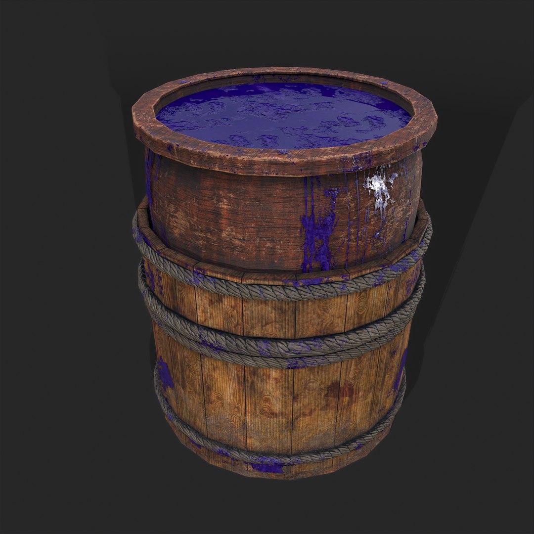 Dye Paint Bucket 3D Model - TurboSquid 1791067