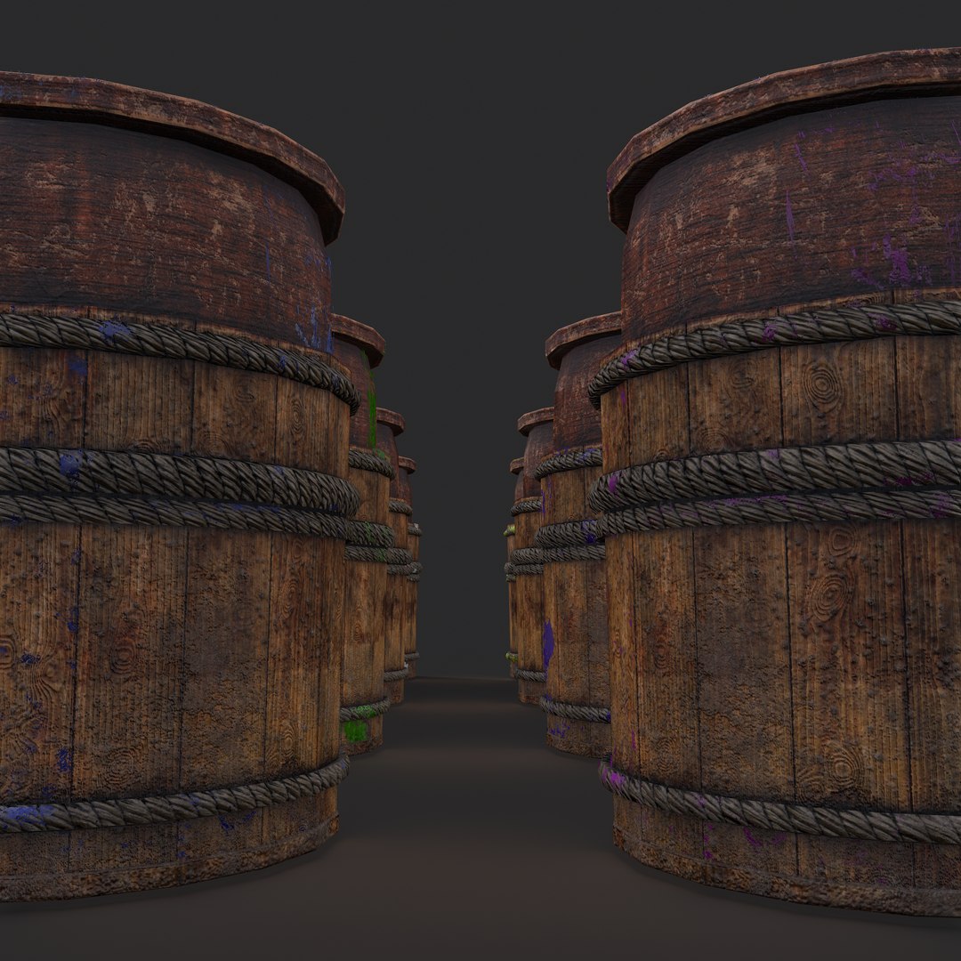 Dye Paint Bucket 3D model - TurboSquid 1791067