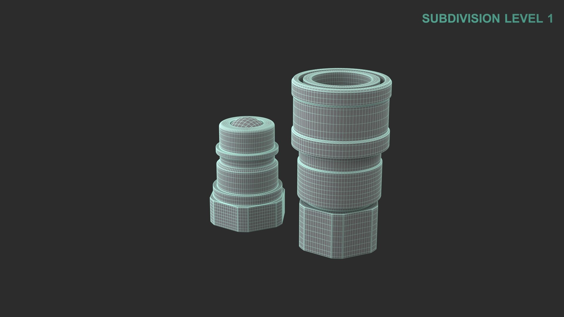 3D Hydraulic Quick Connect Coupler - TurboSquid 2033397