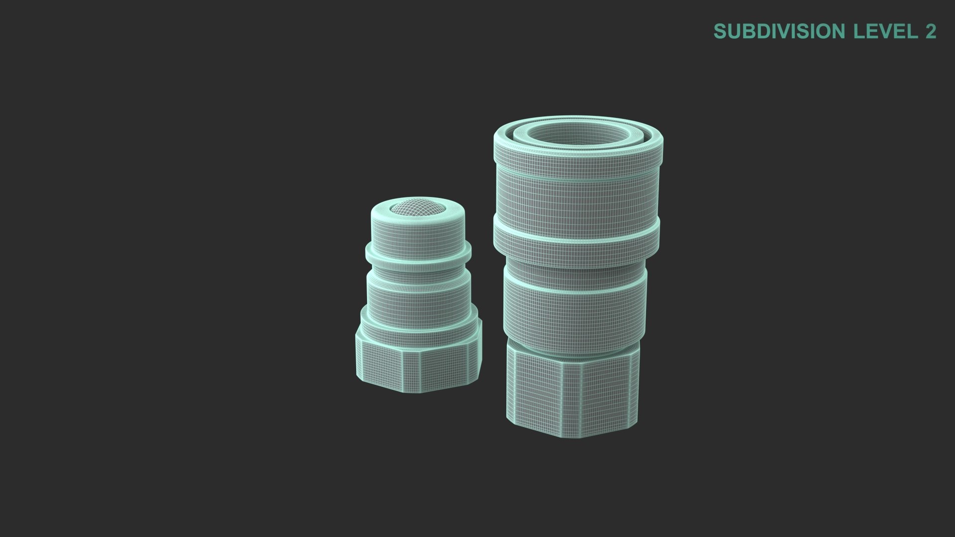 3D Hydraulic Quick Connect Coupler - TurboSquid 2033397